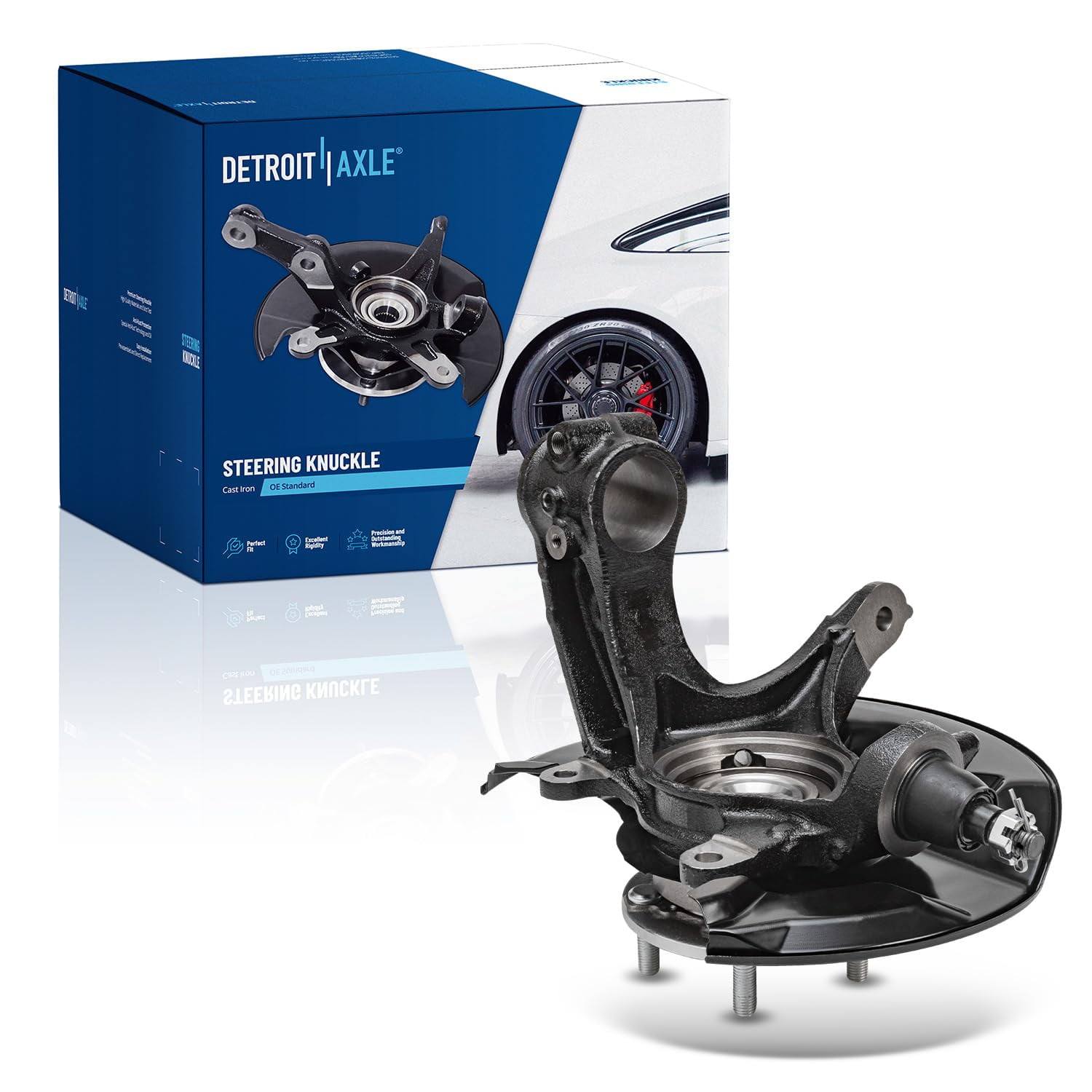 Detroit Axle - Front Steering Knuckle for 2013-2016 Honda Accord, Right ...