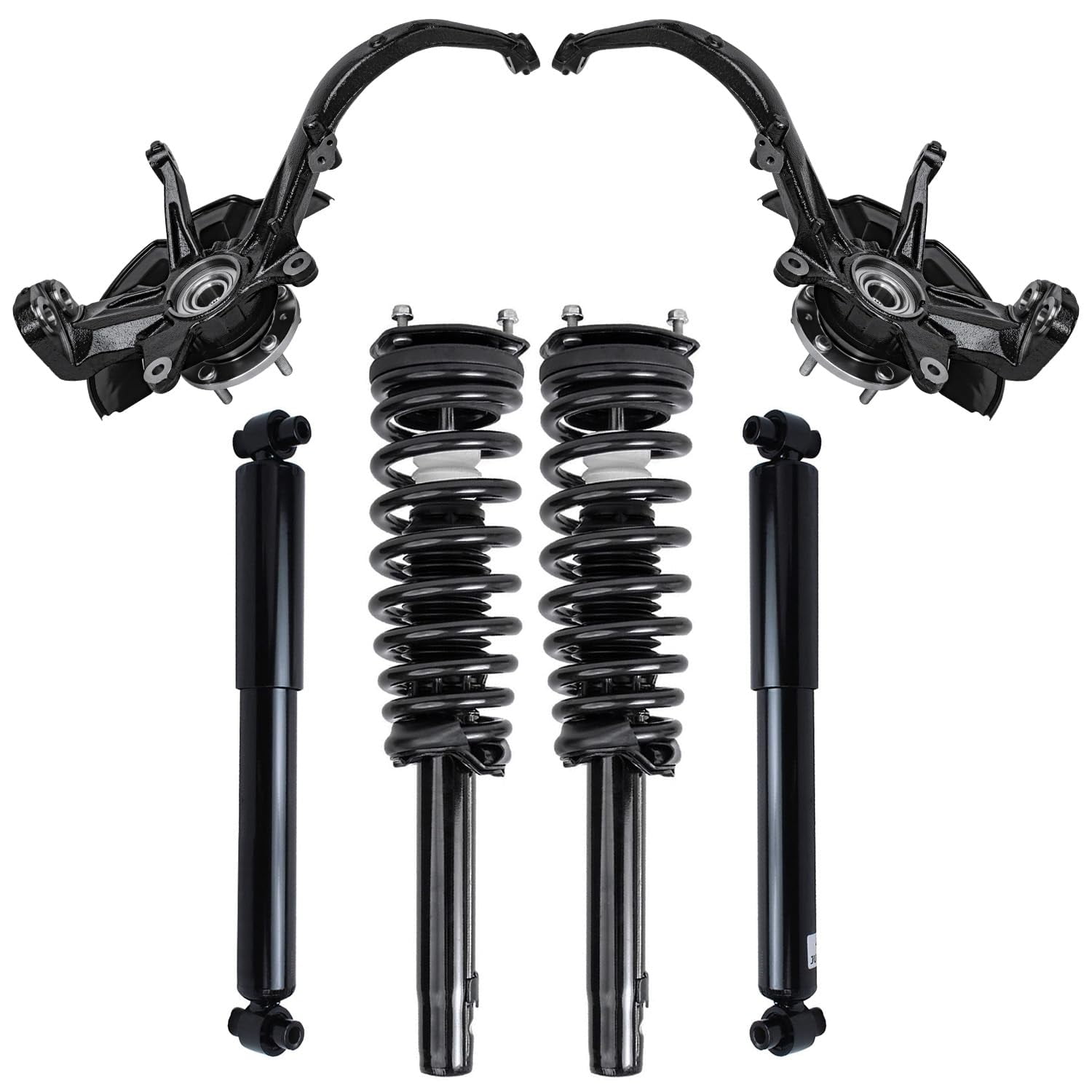 Detroit Axle - Front Steering Knuckles & Wheel Hub Bearings Struts Rear ...