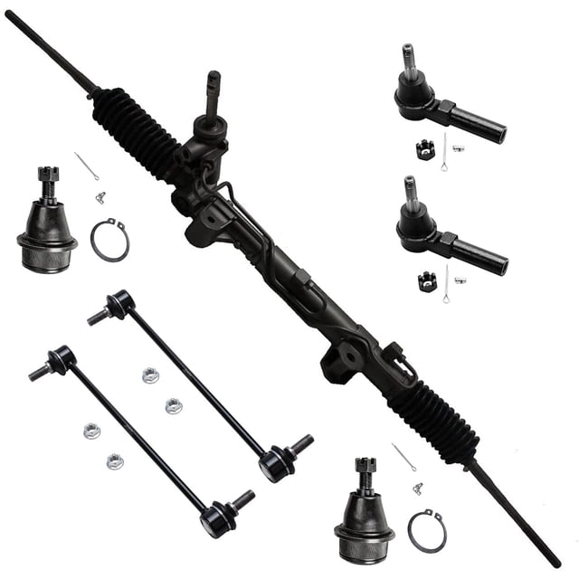 Detroit Axle - Front Steering Rack and Pinion Assembly Set for Chrysler ...