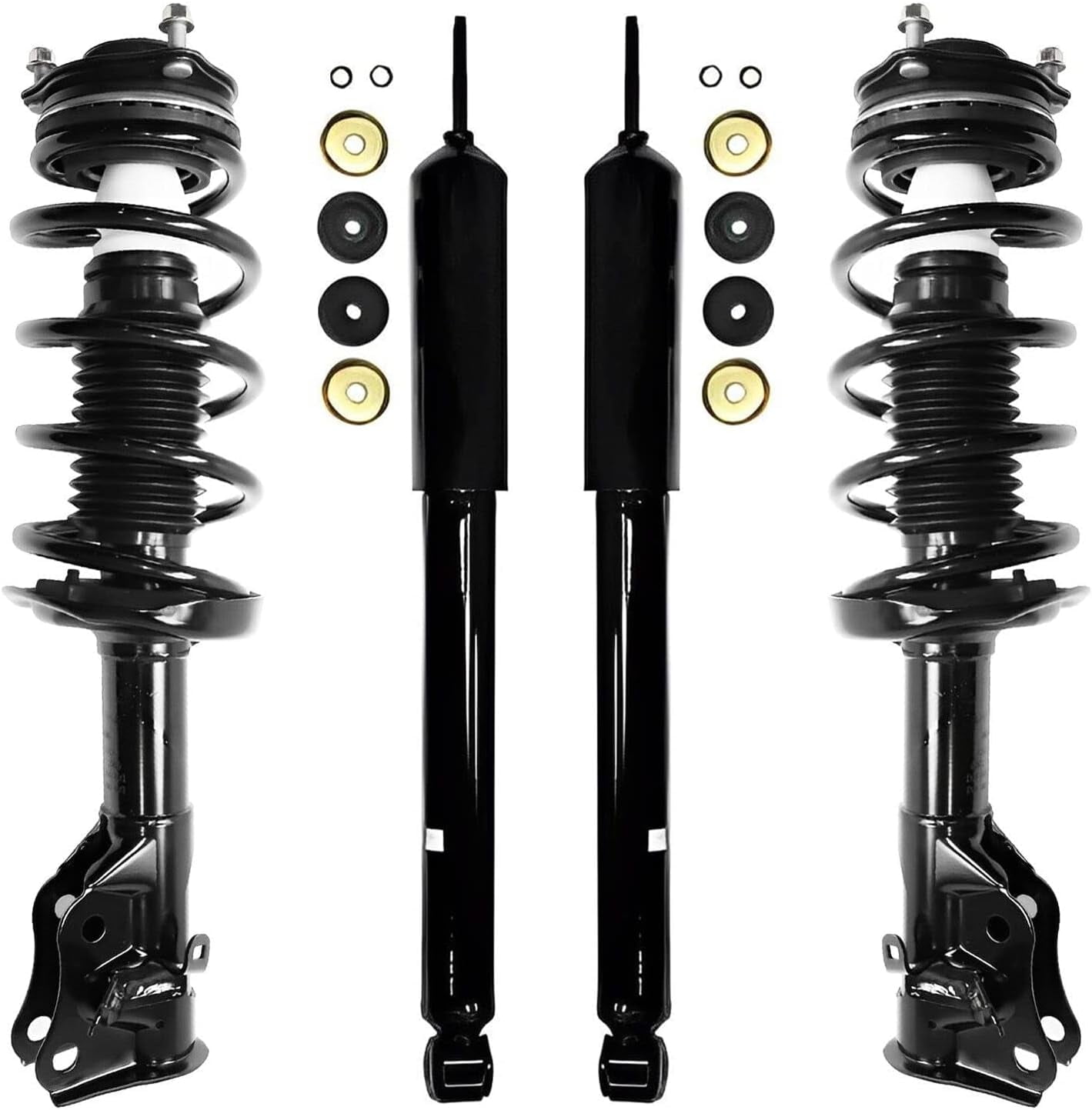 Detroit Axle - Front Struts & Coil Springs Rear Shock Absorbers ...