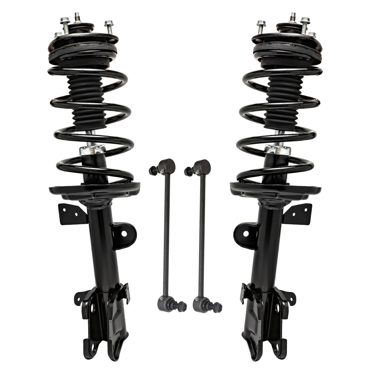 Detroit Axle - Front Struts & Coil Springs Sway Bar Links Replacement ...