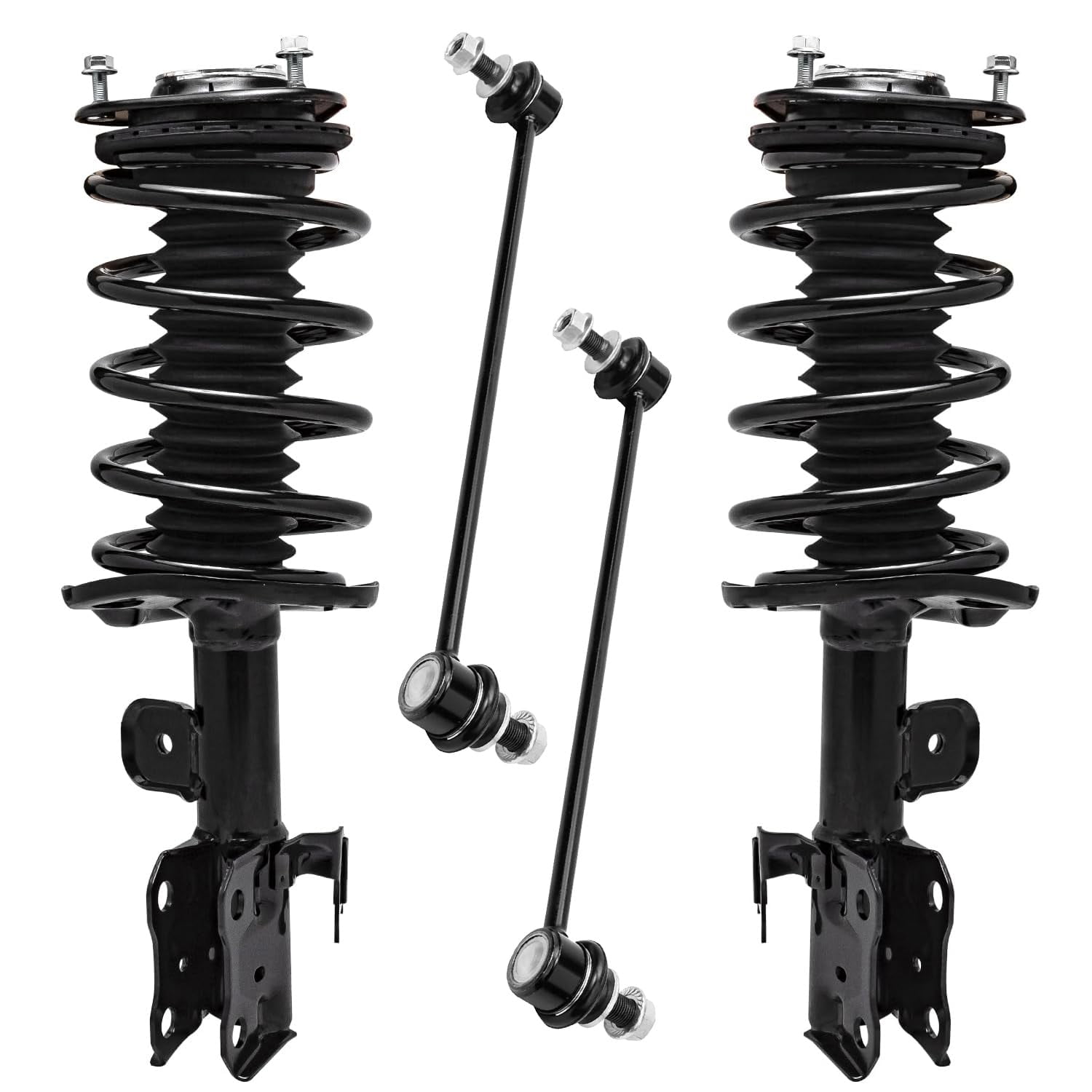 Detroit Axle - Front Struts & Coil Springs Sway Bar Links Replacement ...