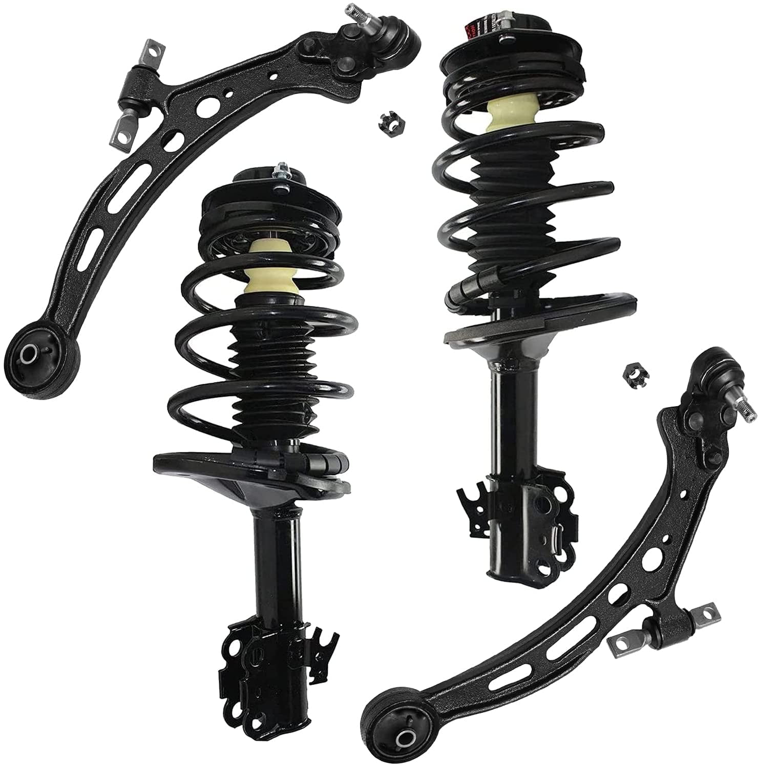 Detroit Axle - Front Struts Lower Control Arms w/Ball Joints ...