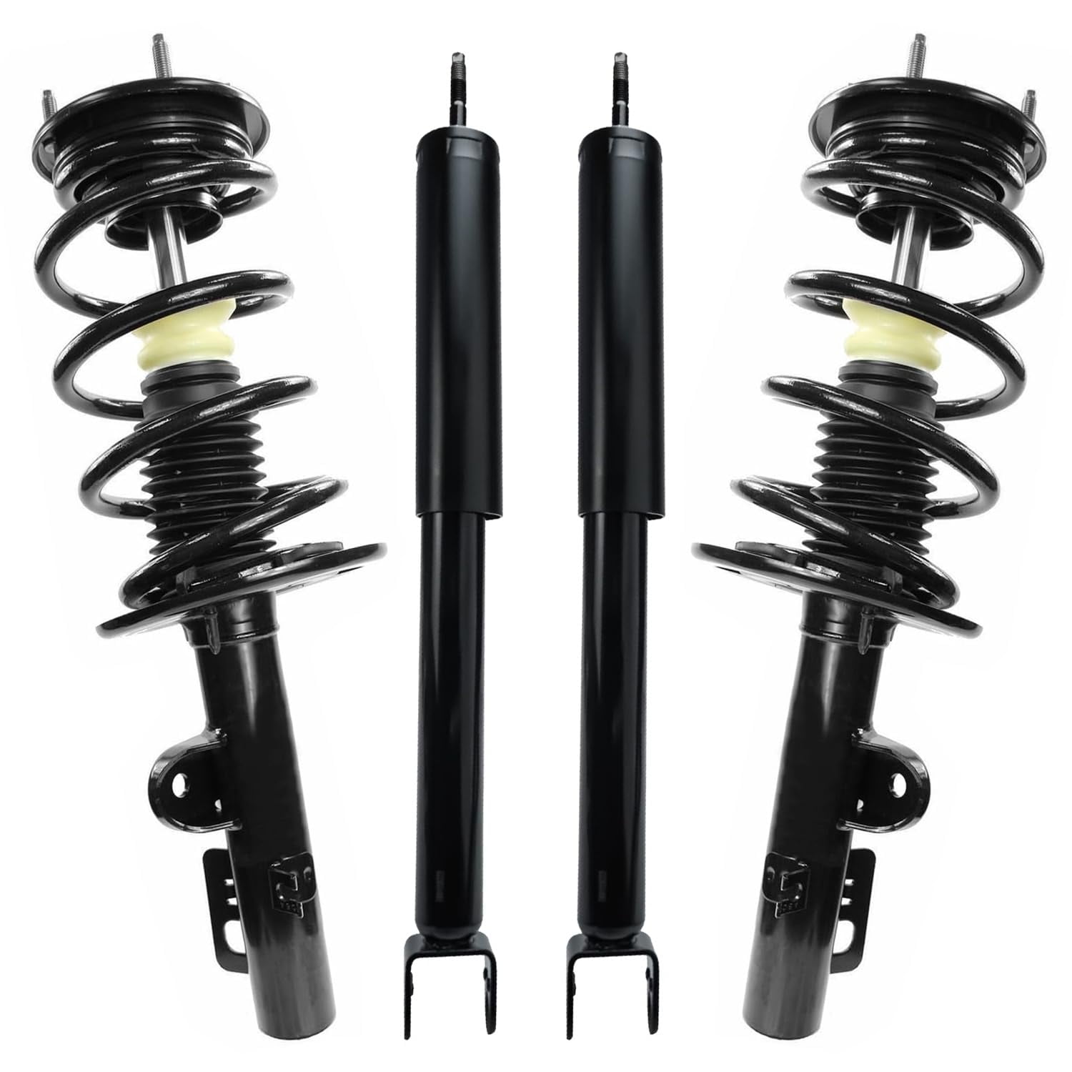 Detroit Axle - Front Struts Rear Shock Absorbers for Ford 2009 Flex, 2 ...