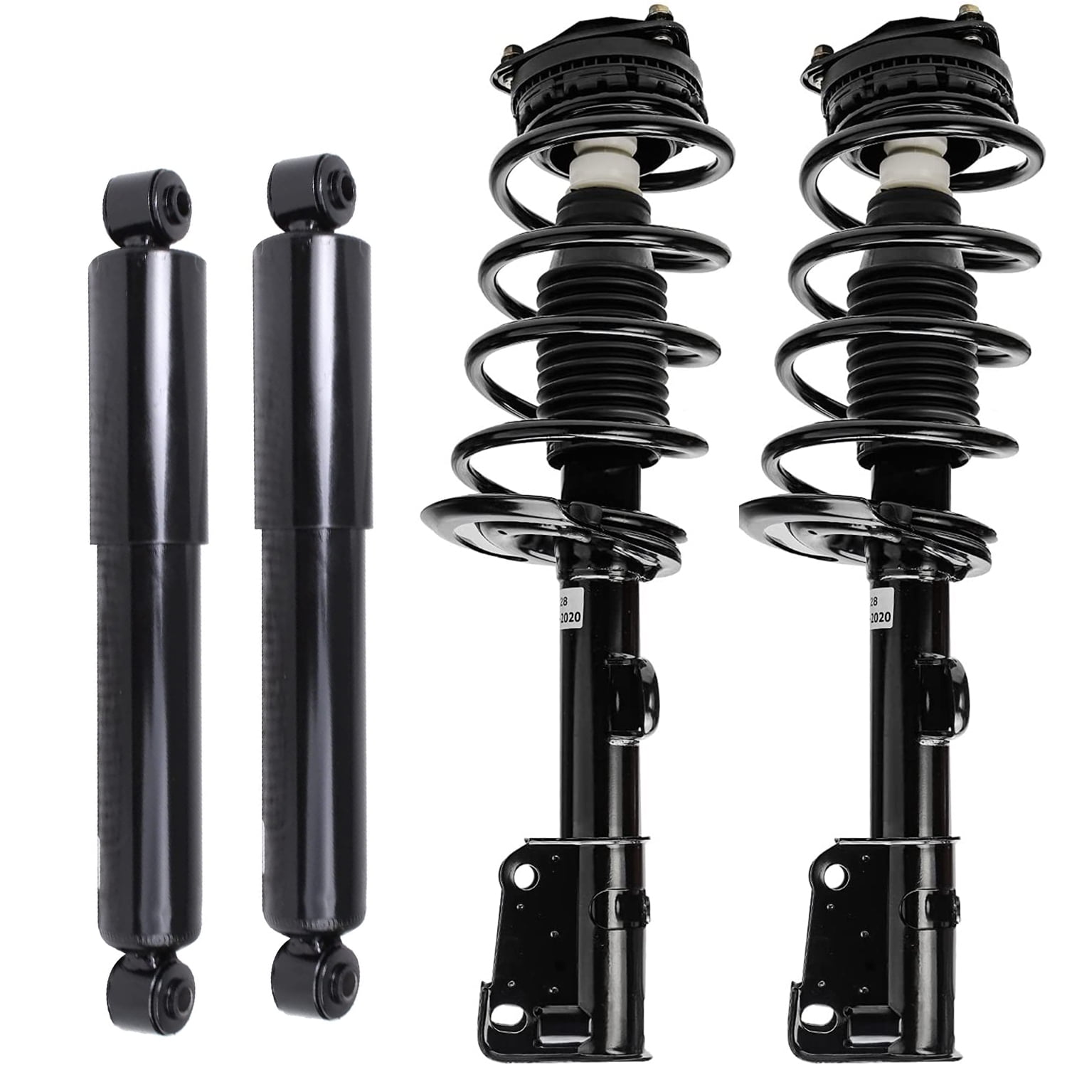 Detroit Axle - Front Struts Rear Shocks Replacement for 2008-2020 Dodge ...