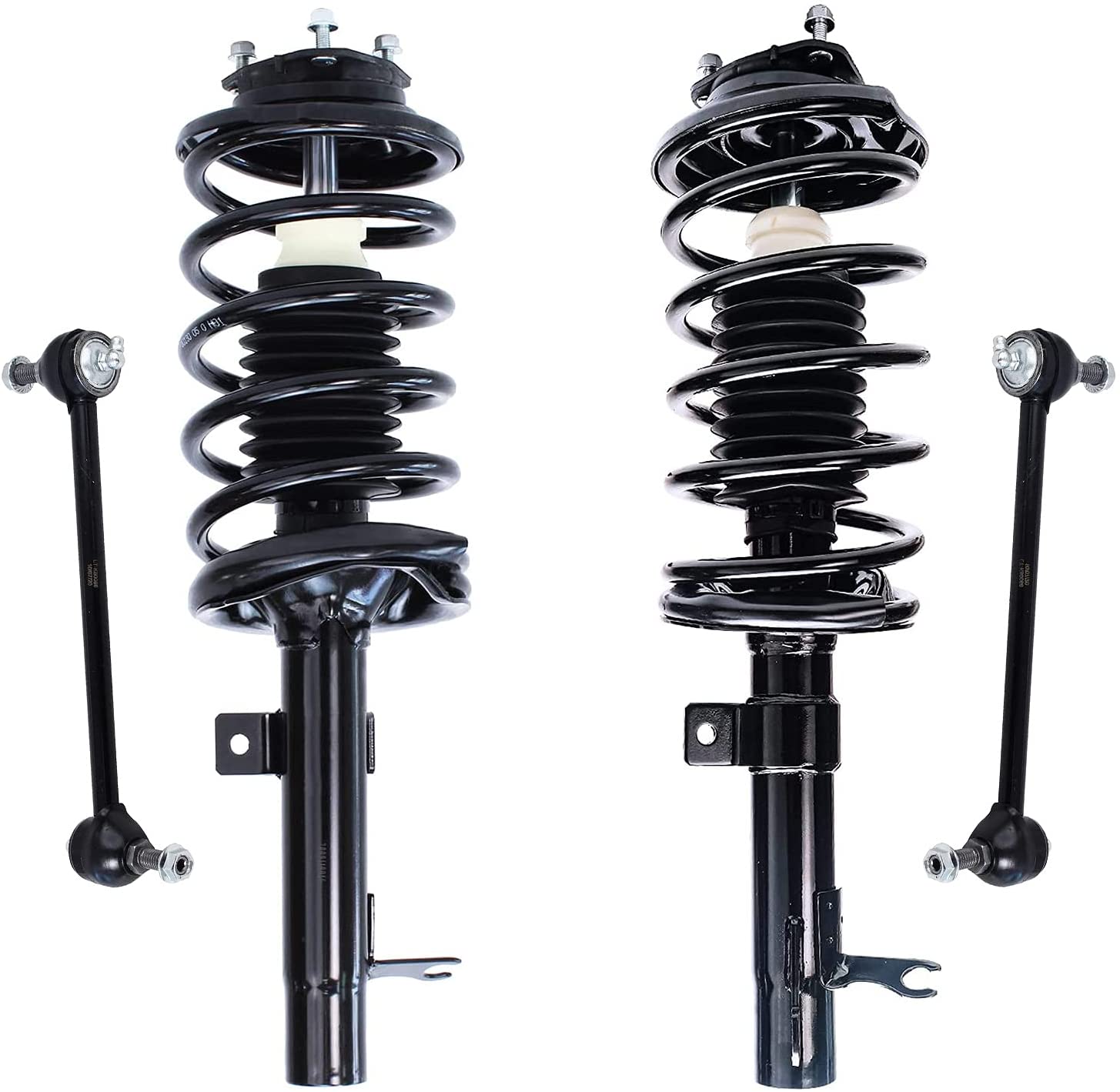 Detroit Axle - Front Struts Sway Bars for 2000-2005 Ford Focus Complete ...