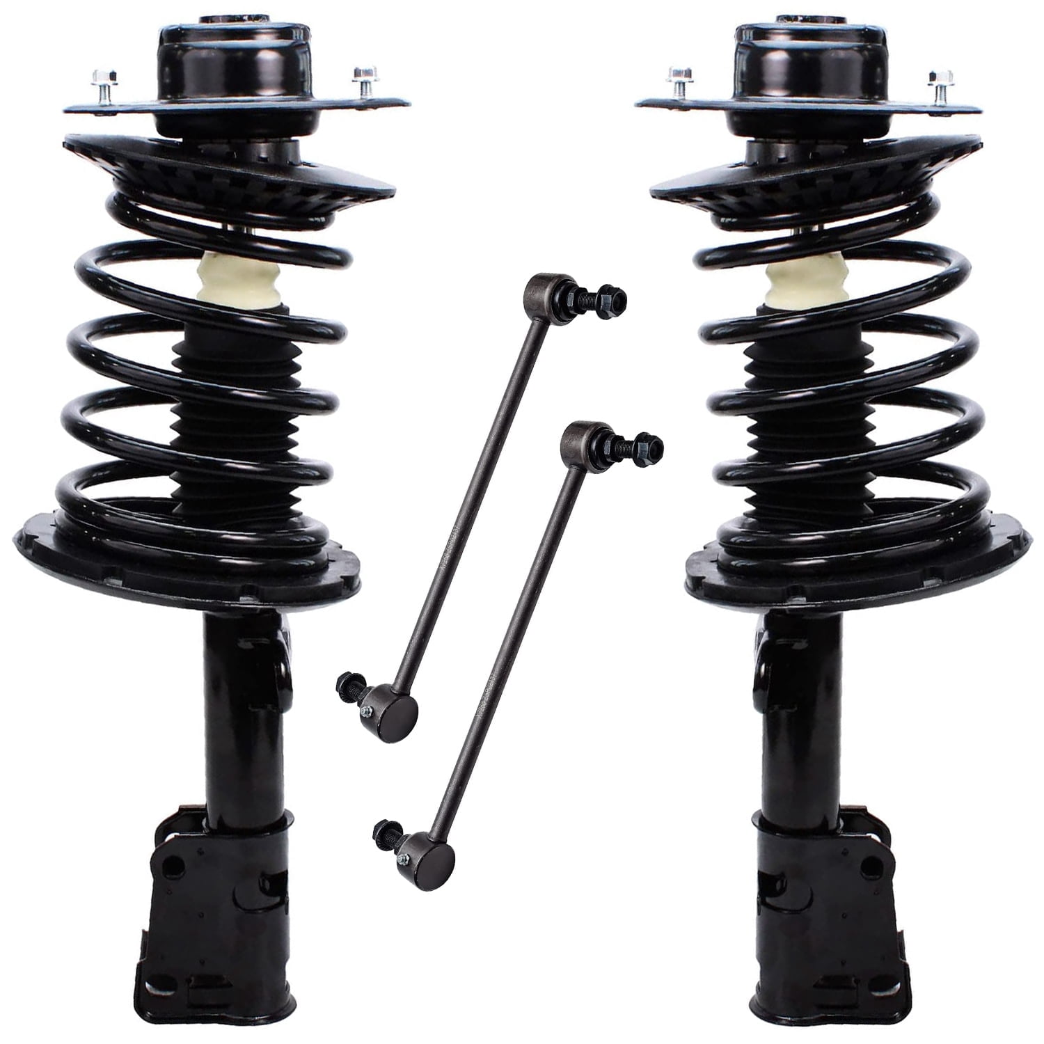 Detroit Axle - Front Struts Sway Bars for 2001-2007 Chrysler, Dodge ...