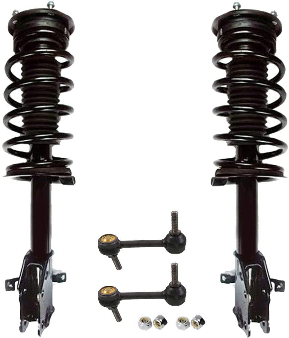 Detroit Axle - Front Struts Sway Bars for 2007-2010 Ford Edge Lincoln ...