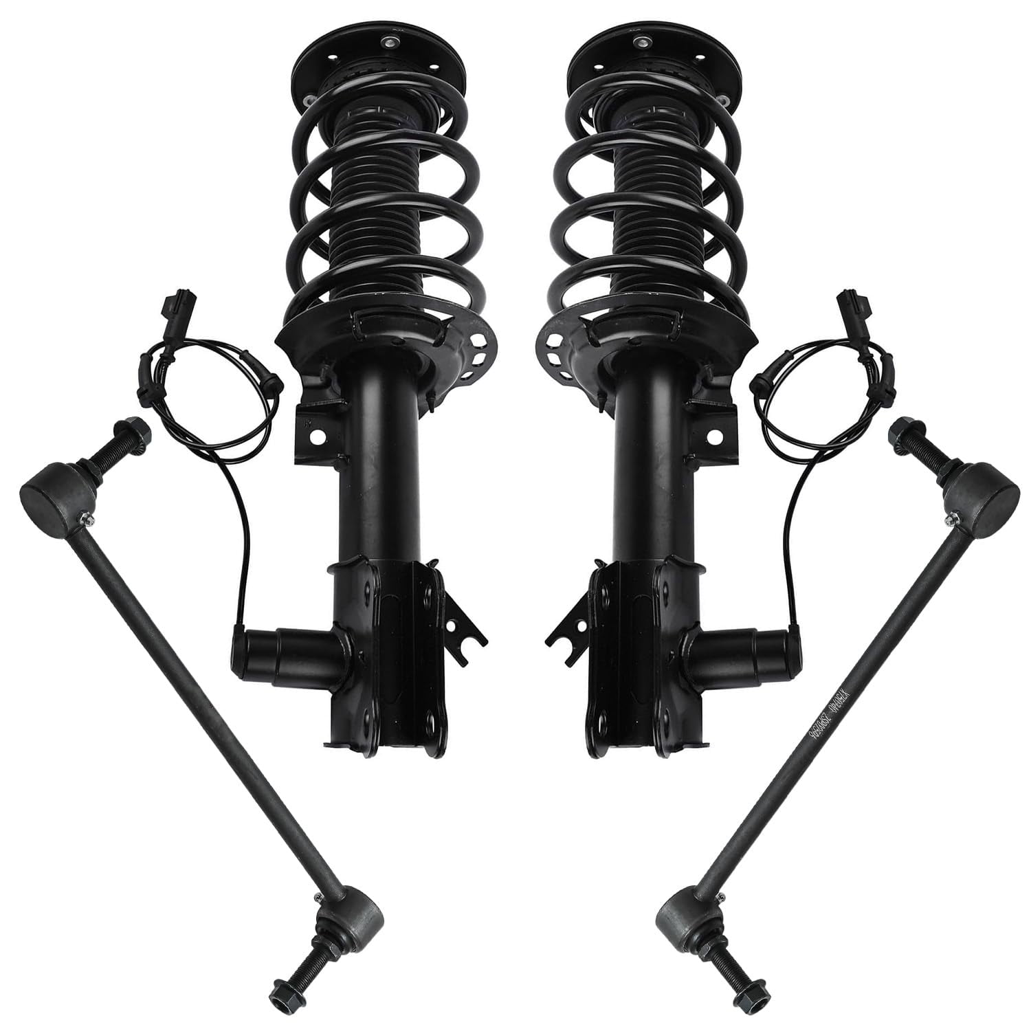 Detroit Axle - Front Struts Sway Bars for 2013 2014 2015 2016 Lincoln ...
