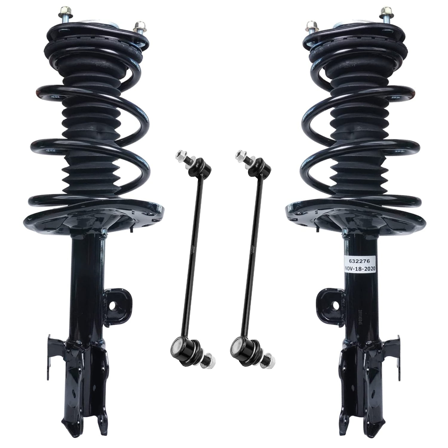 Detroit Axle - Front Struts Sway Bars for 3.5L 2006-2012 Toyota RAV4 ...