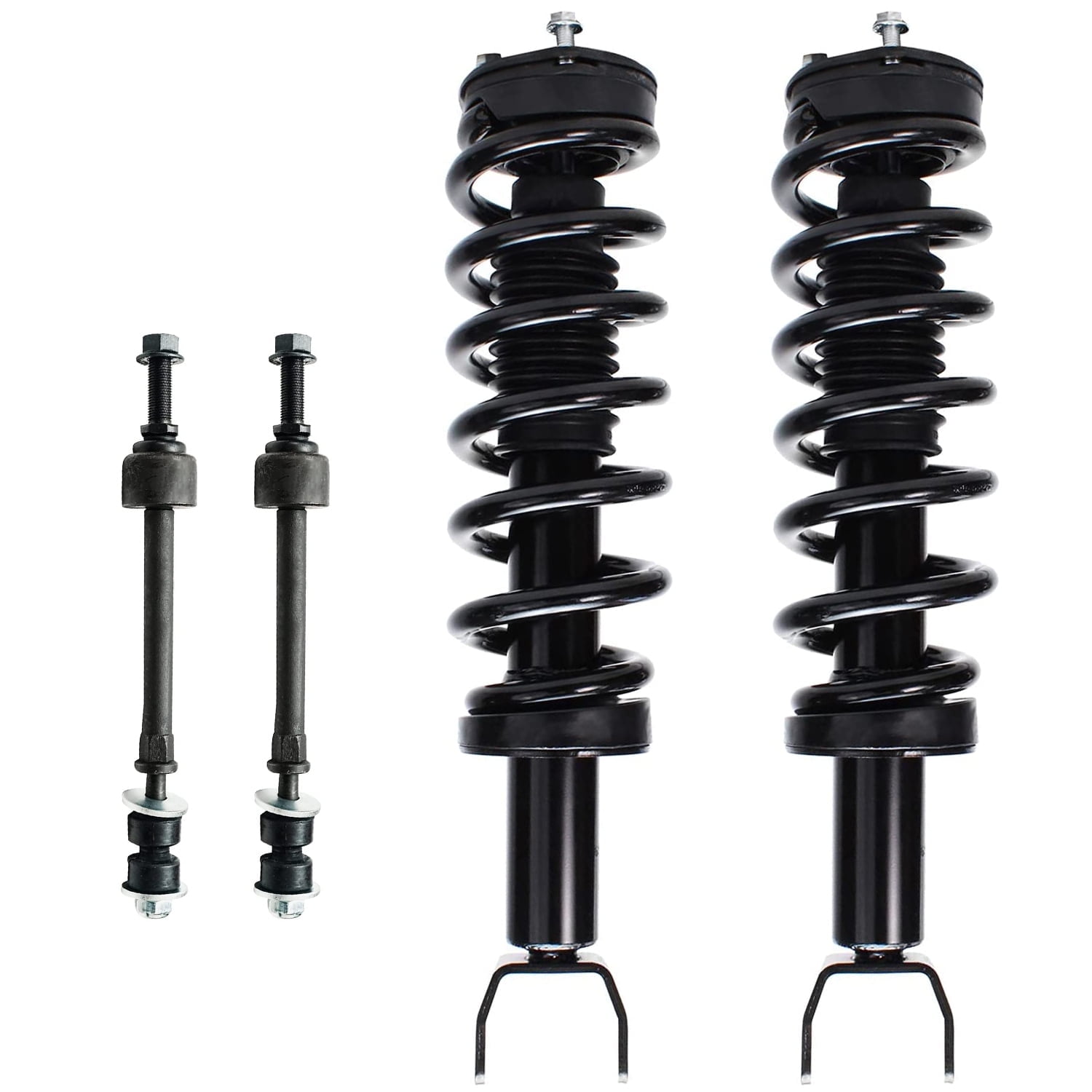 Detroit Axle - Front Struts Sway Bars for 4WD 2009-2018 Dodge Ram 1500 ...