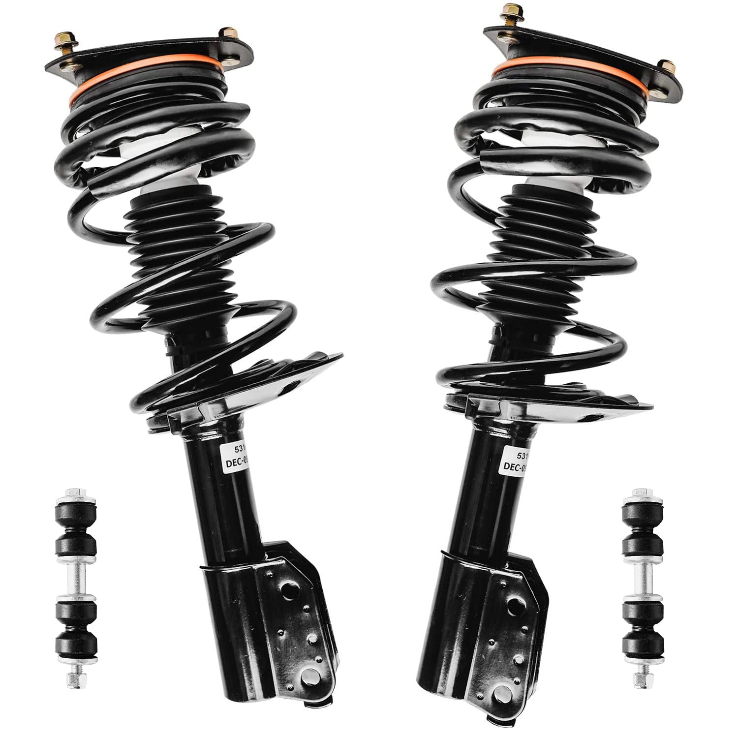 Detroit Axle - Front Struts Sway Bars for Chevy Impala Monte Carlo ...