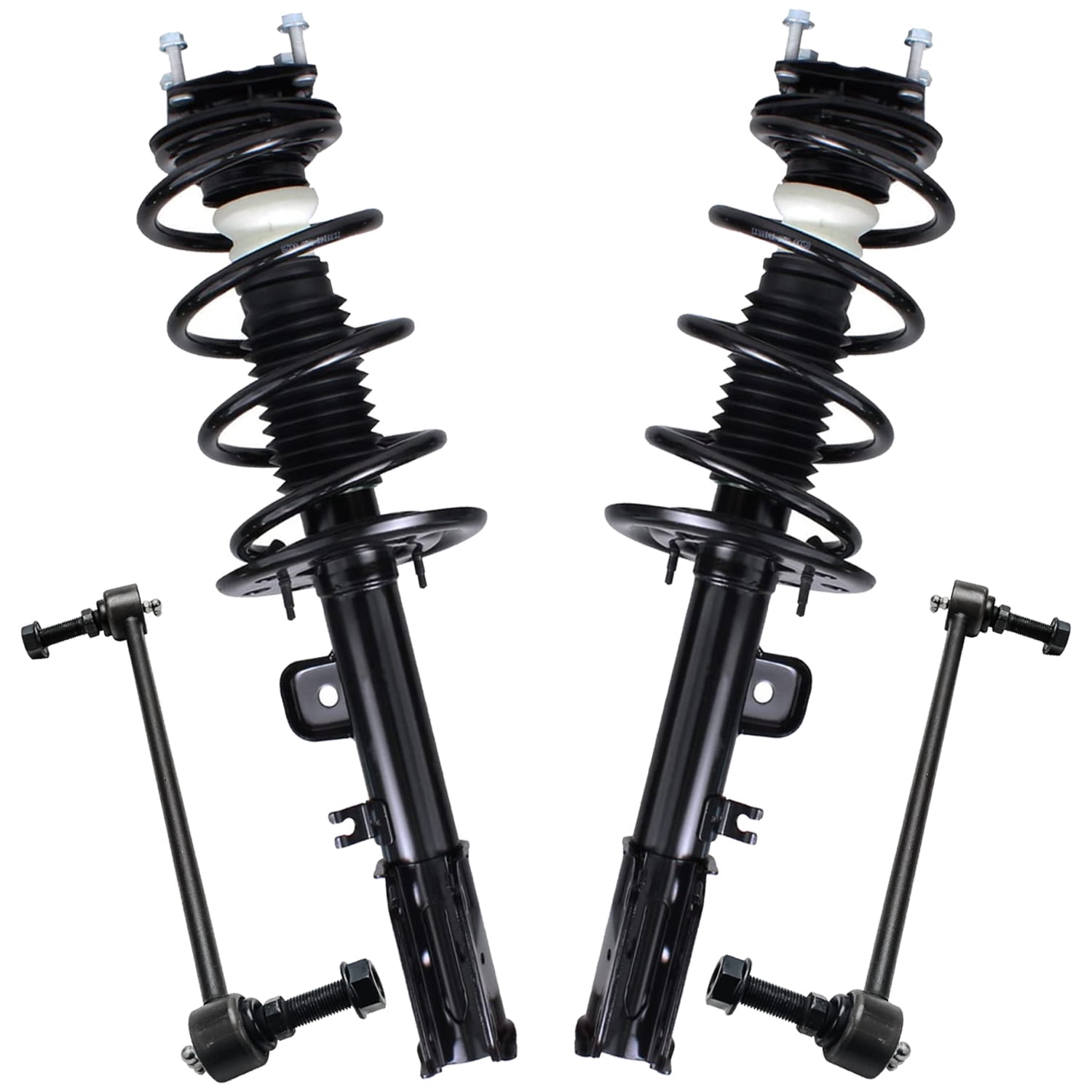 Detroit Axle - Front Struts Sway Bars for FWD 2011 2012 2013 Ford ...