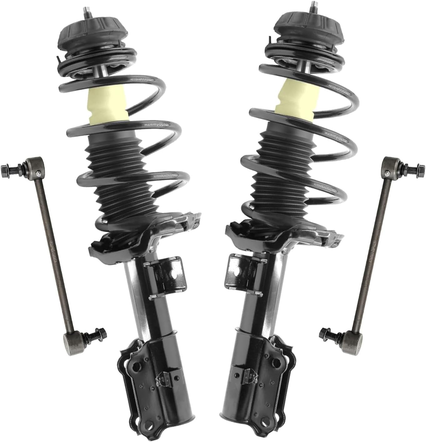 Detroit Axle - Front Struts Sway Bars for Hyundai 2018 Accent Kia Rio ...