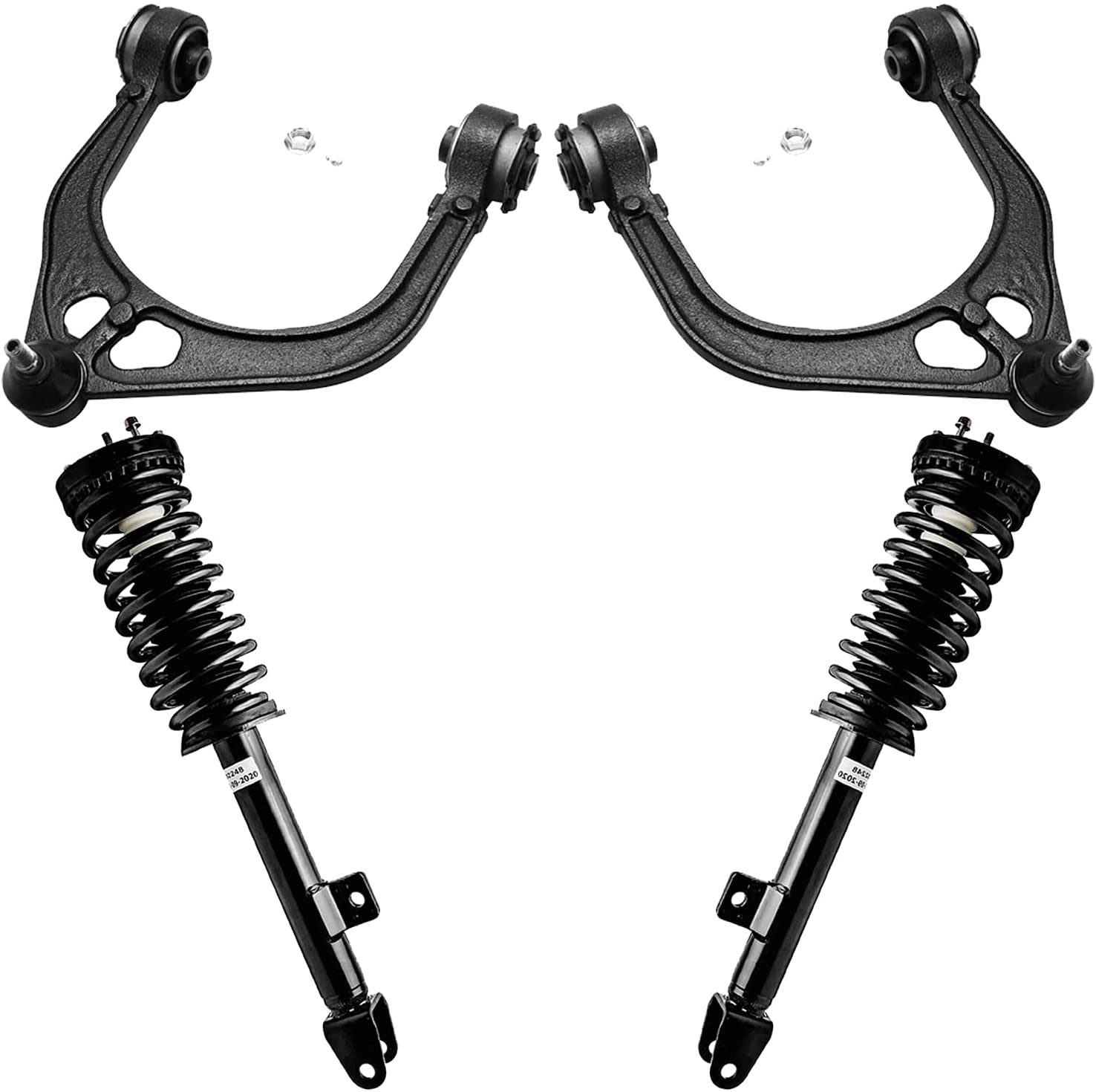 Detroit Axle - Front Struts Upper Control Arms w/Ball Joint Replacement ...