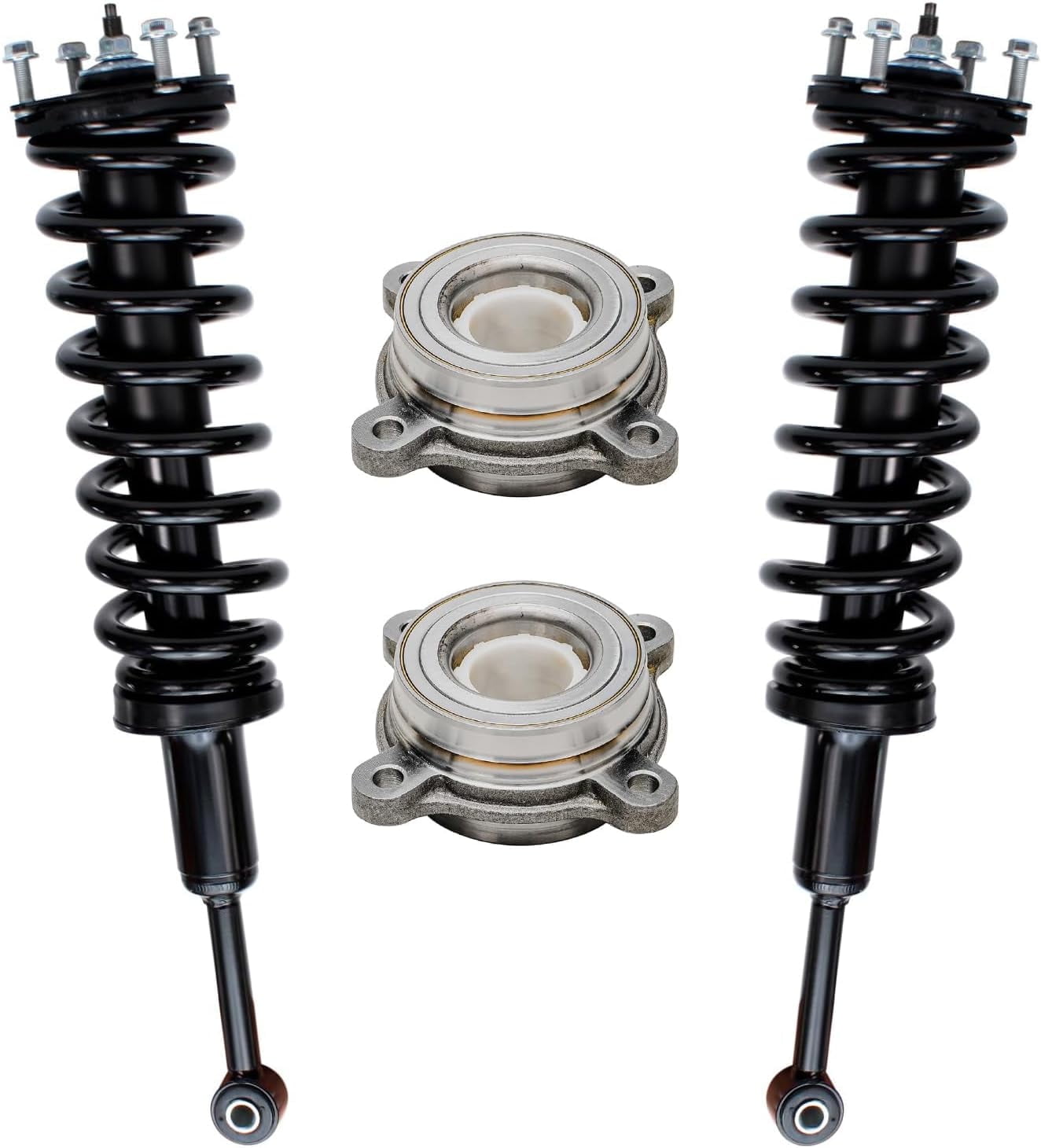 Detroit Axle - Front Struts Wheel Bearings Kit for Toyota 2007-2012 ...