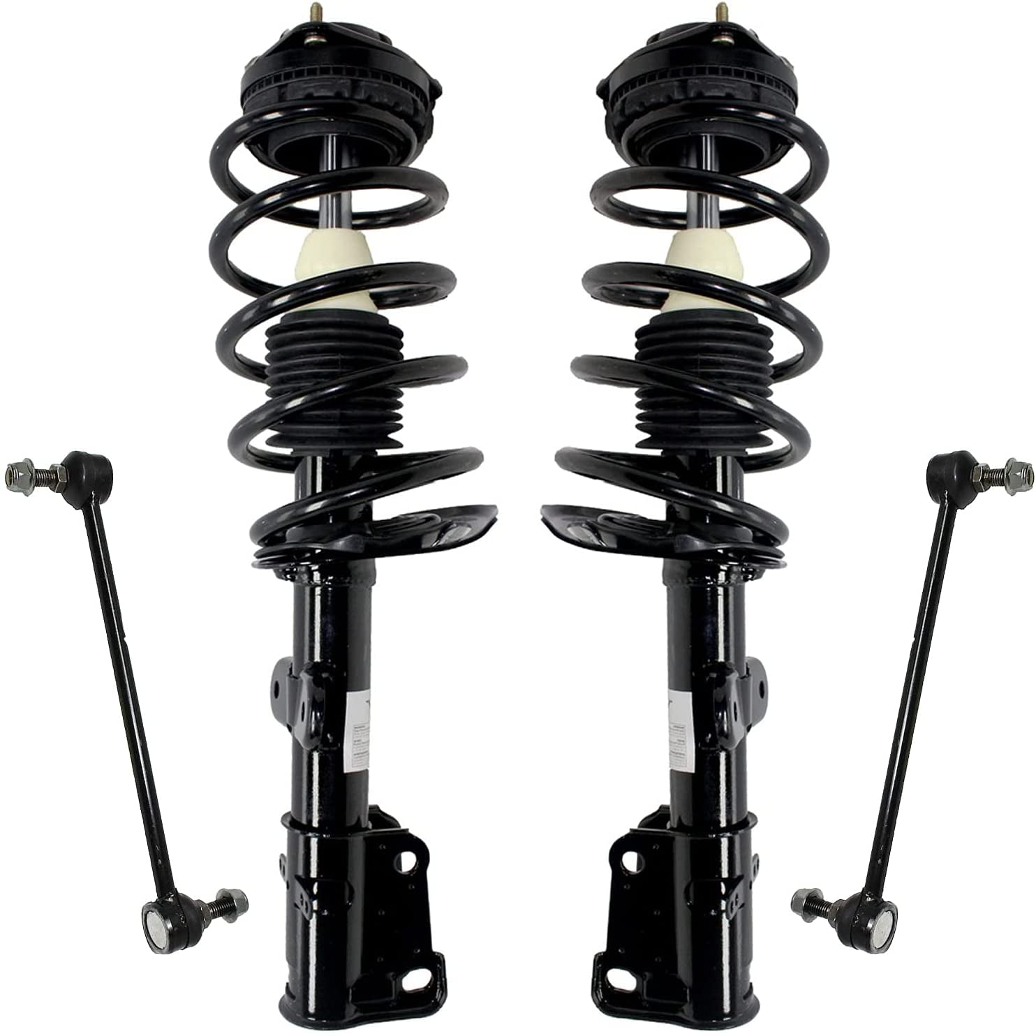 Detroit Axle - Front Struts for 2008-2019 Dodge Grand Caravan, 2008 ...