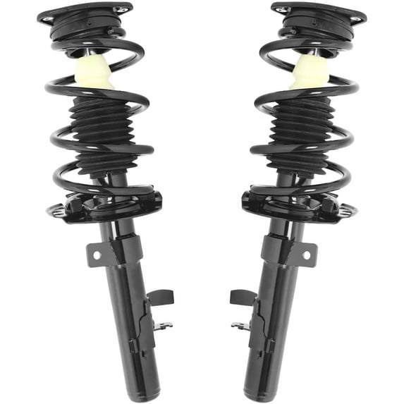 Detroit Axle - Front Struts w/ Coil Spring Assembly Replacement for ...