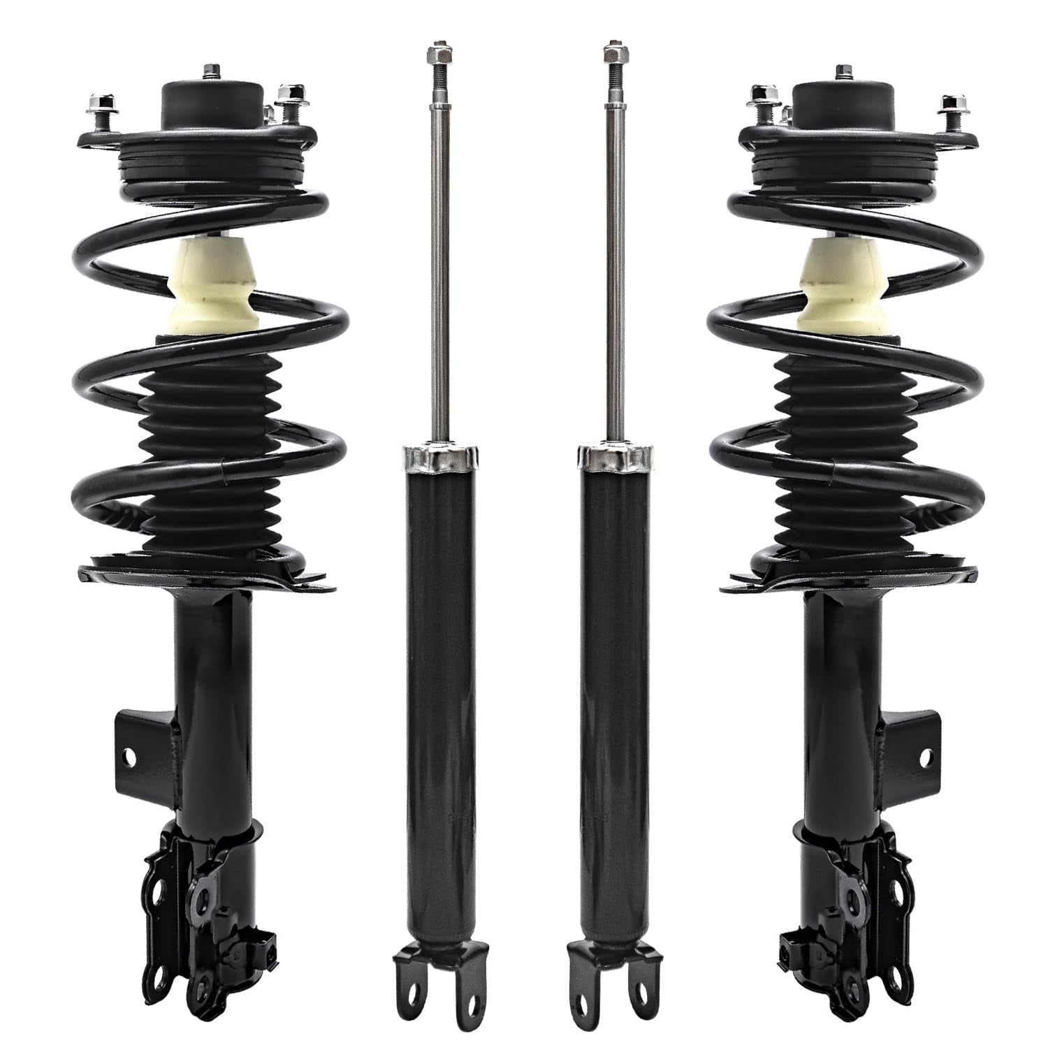Detroit Axle - Front Struts w/Coil Springs Rear Shock Absorbers ...