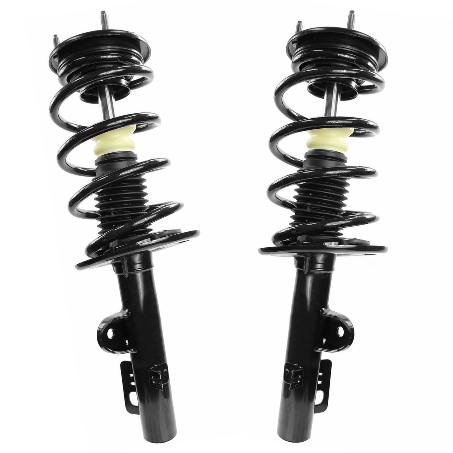 Detroit Axle - Front Struts with Coil Spring for 2009 Ford Flex, Complete Struts with Coil ...