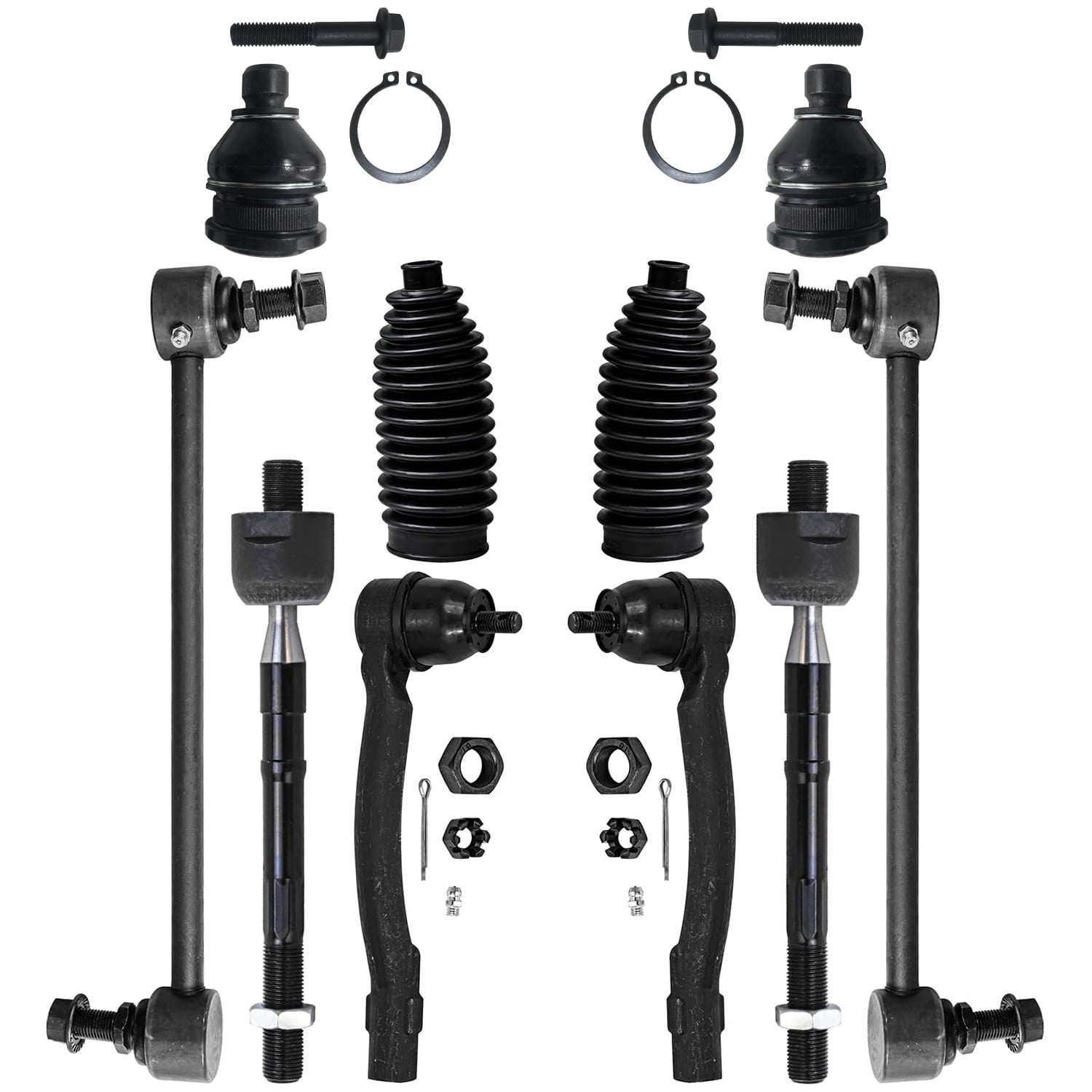 Detroit Axle - Front Suspension Kit for 2012-2017 Kia Rio, 2 Sway Bars ...