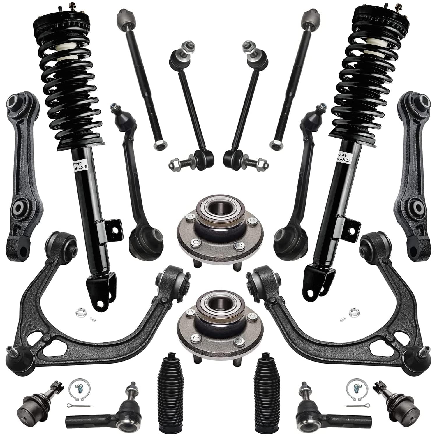 Detroit Axle - 20pc RWD Front Suspension Kit for Chrysler 300 (05-10 ...
