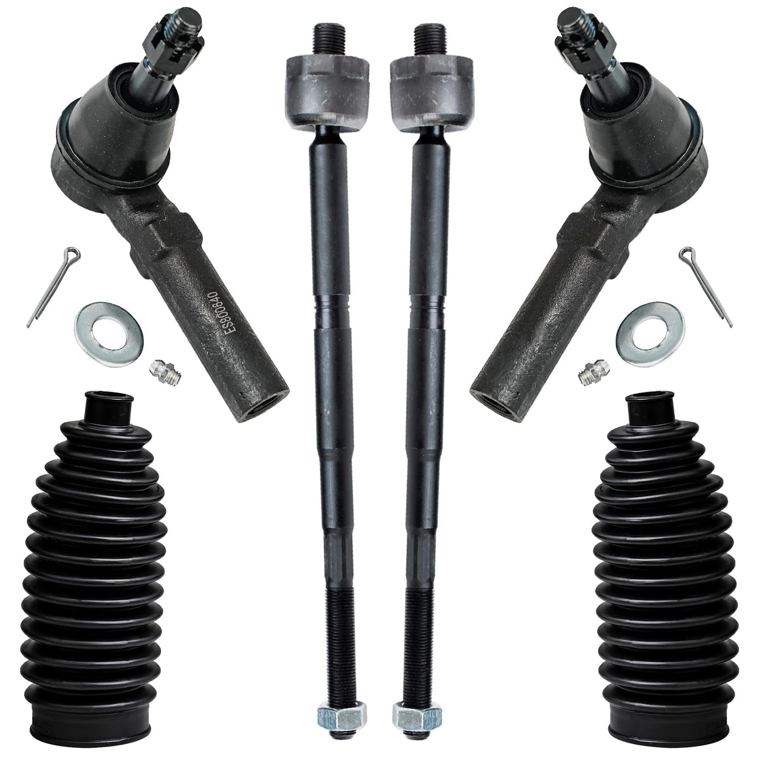 Detroit Axle - Front Tie Rods for 2010-2017 Chevrolet Equinox GMC ...