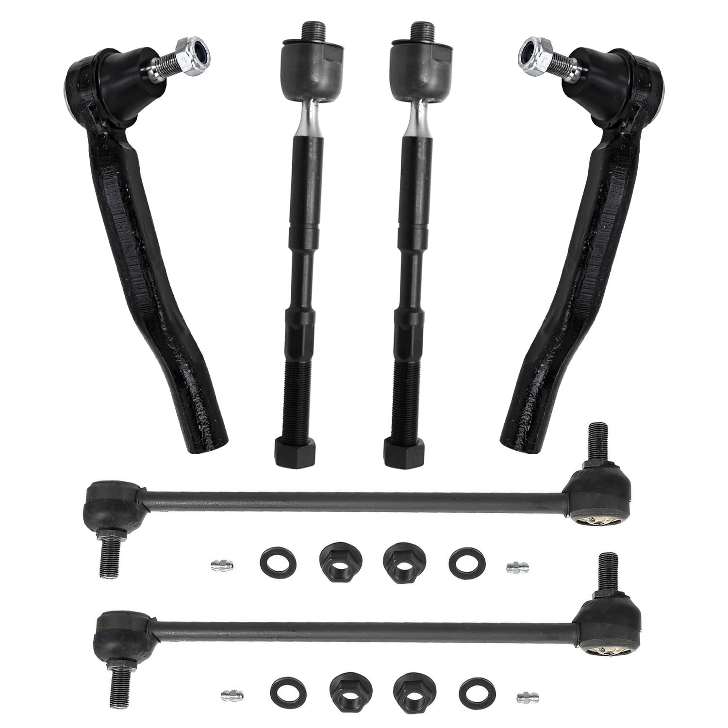 Detroit Axle - Front Tie Rods Sway Bars Kit for Toyota 2011-2018 Sienna ...