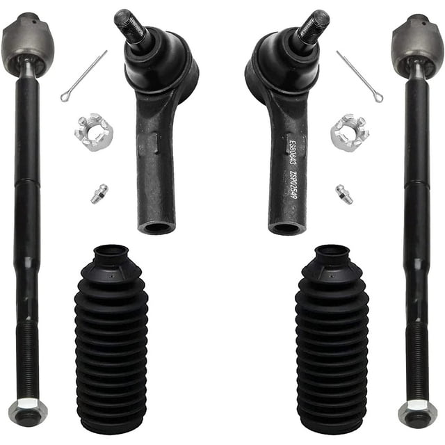 Detroit Axle - Front Tie Rods for 2005-2010 Jeep Grand Cherokee Commander 2006 2007 2008 2009, 4 ...