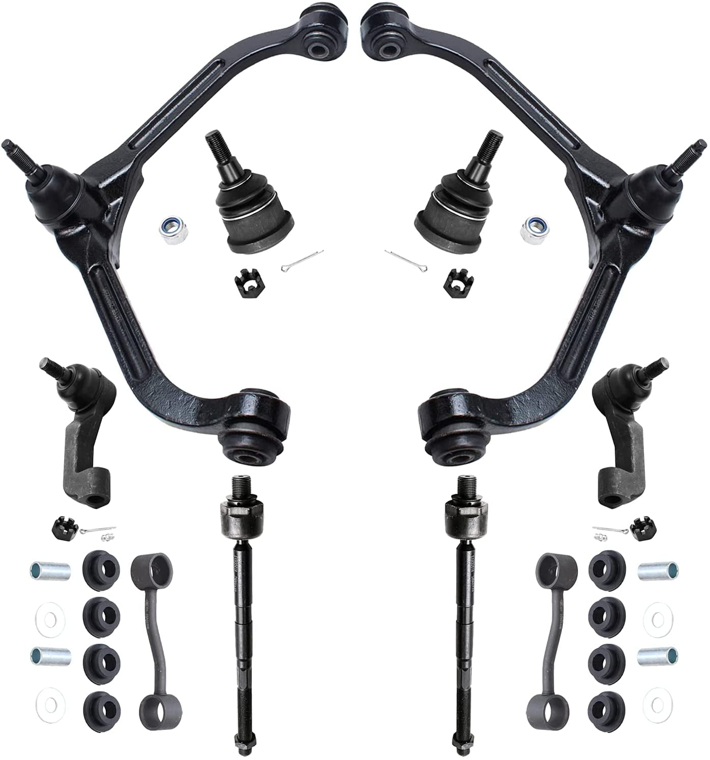 Detroit Axle - Front Upper Control Arm w/Ball Joints Lower Ball Joints ...