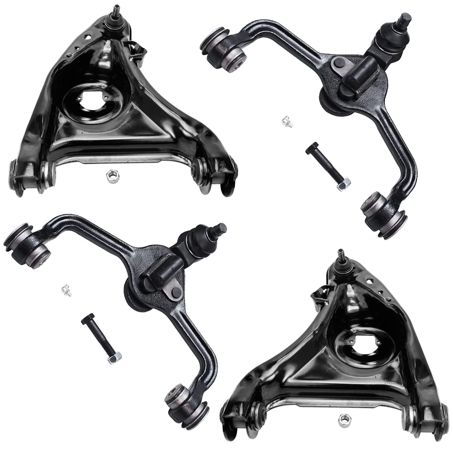 Detroit Axle - Front Upper Lower Control Arms with Ball Joints for 1995 ...