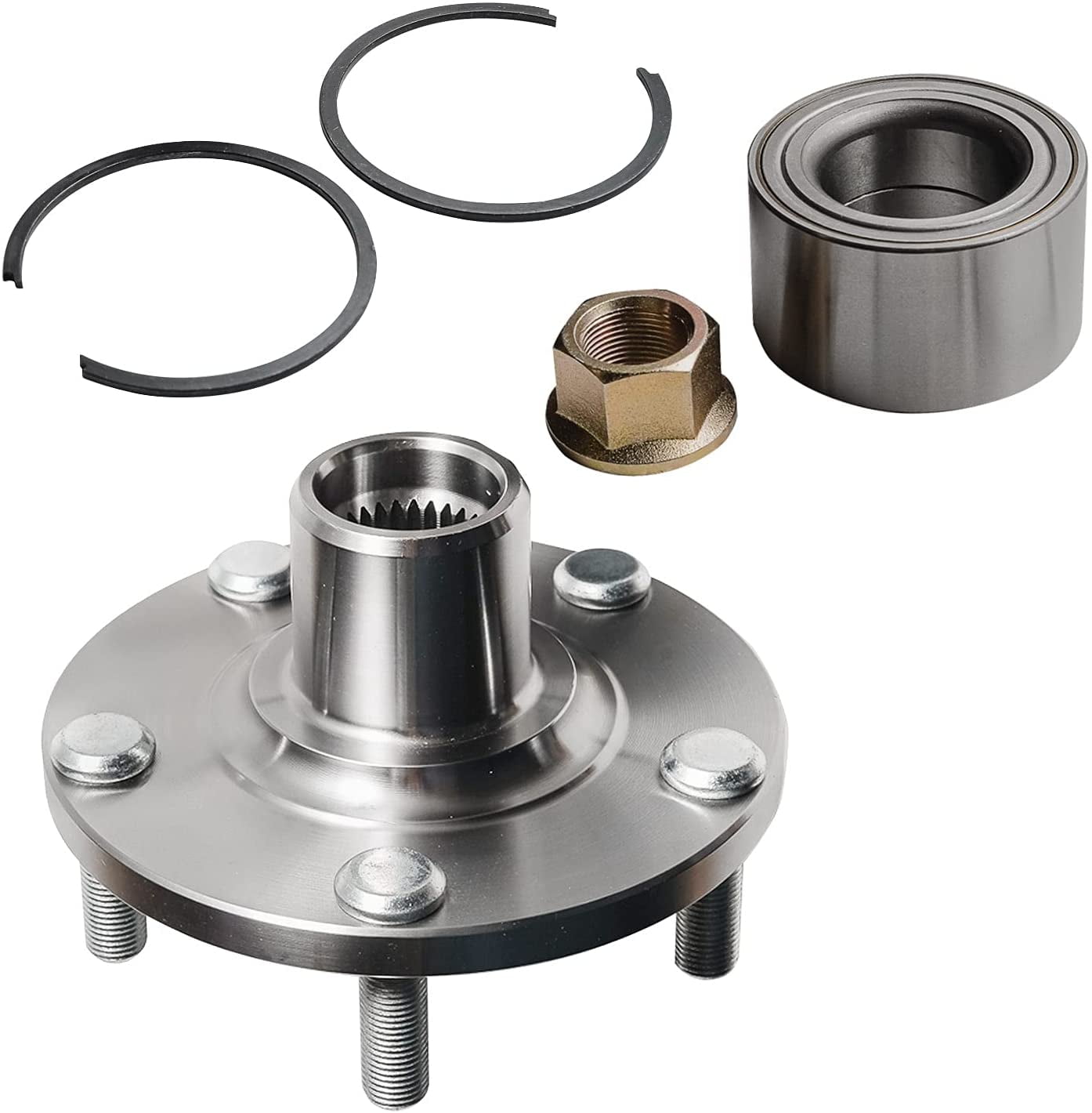 Detroit Axle - Front Wheel Bearing Hub for Nissan Altima Maxima X-Trail ...