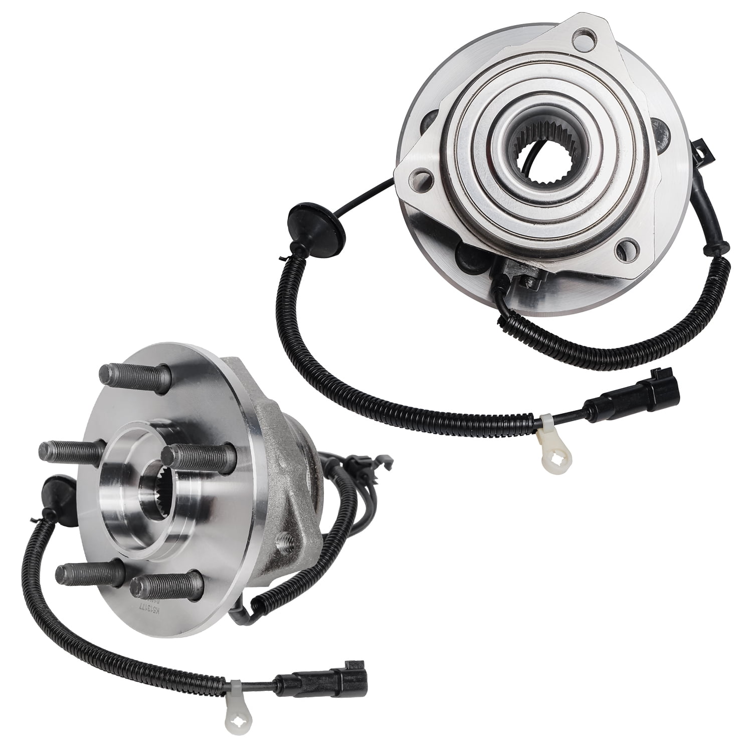 Detroit Axle - Front Wheel Bearing Hubs for 2002-2007 Jeep Liberty ...