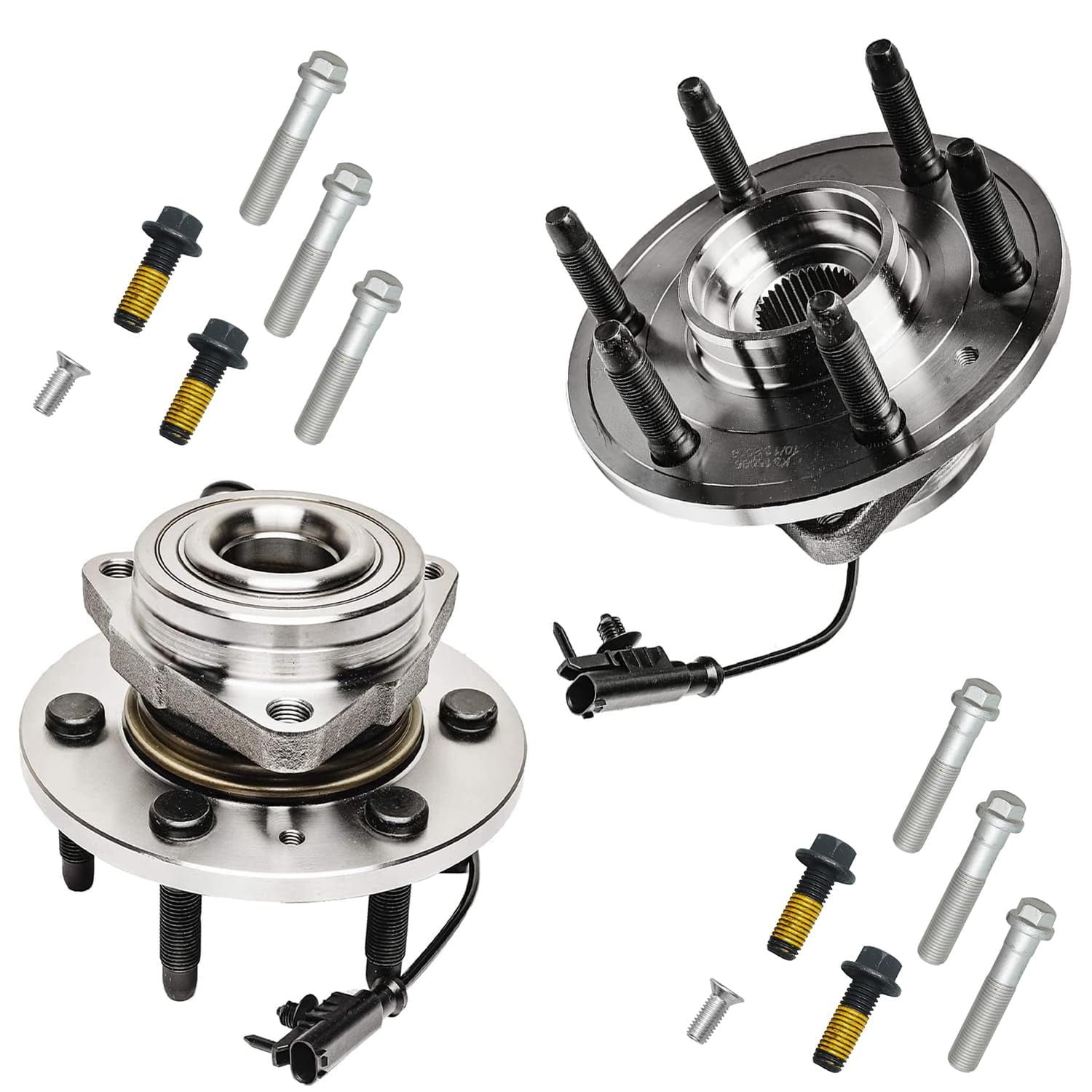 Detroit Axle - 4WD Front Wheel Bearing Kit for Chevy GMC, 2 Bearings ...