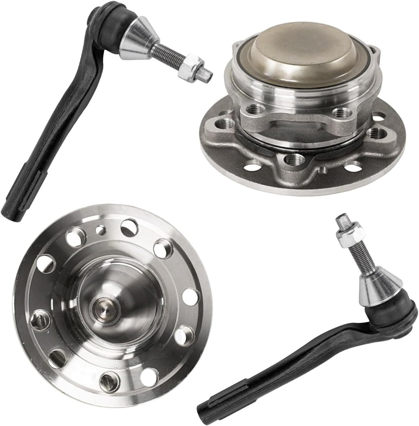 Detroit Axle - Front Wheel Bearing Hubs Kit for Mercedes-Benz C300 ...