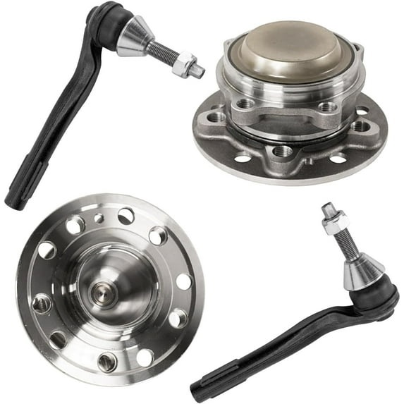 Detroit Axle - Front Wheel Bearing Hubs Kit for Mercedes-Benz C300 ...