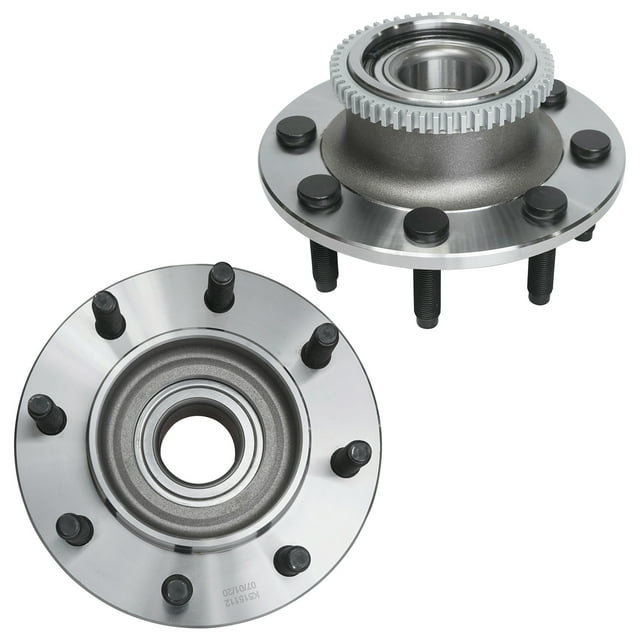 Detroit Axle - Front Wheel Bearing Hubs for 2000 2001 2002 Dodge Ram ...