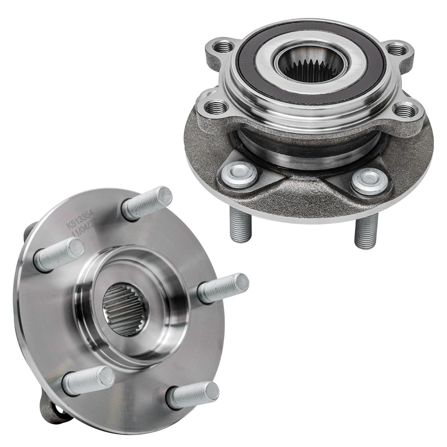 Detroit Axle - Front Wheel Bearing Hubs for 2014-2018 Mazda 3 [3 Sport ...