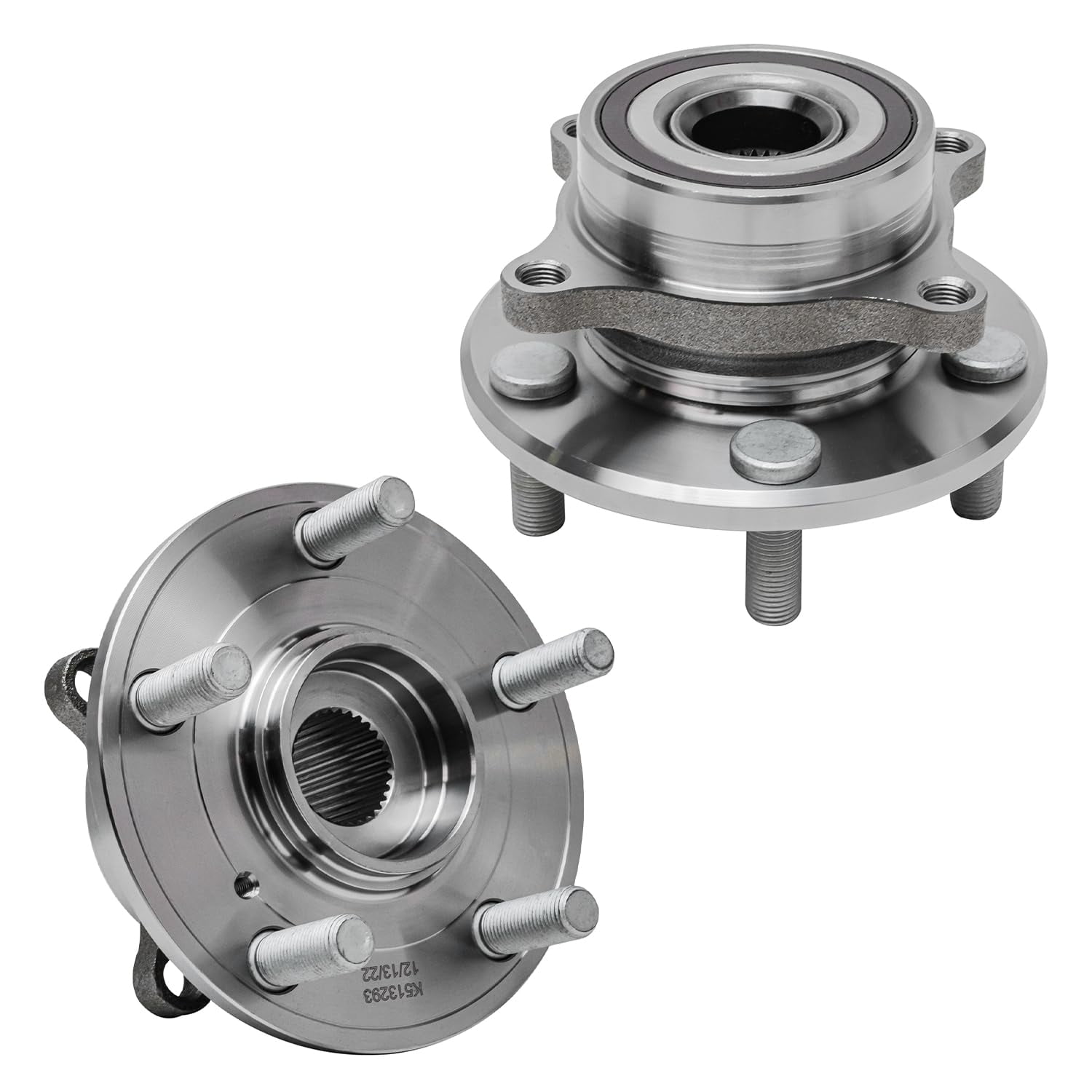 Detroit Axle - Front Wheel Bearings and Hubs Assembly Replacement for ...