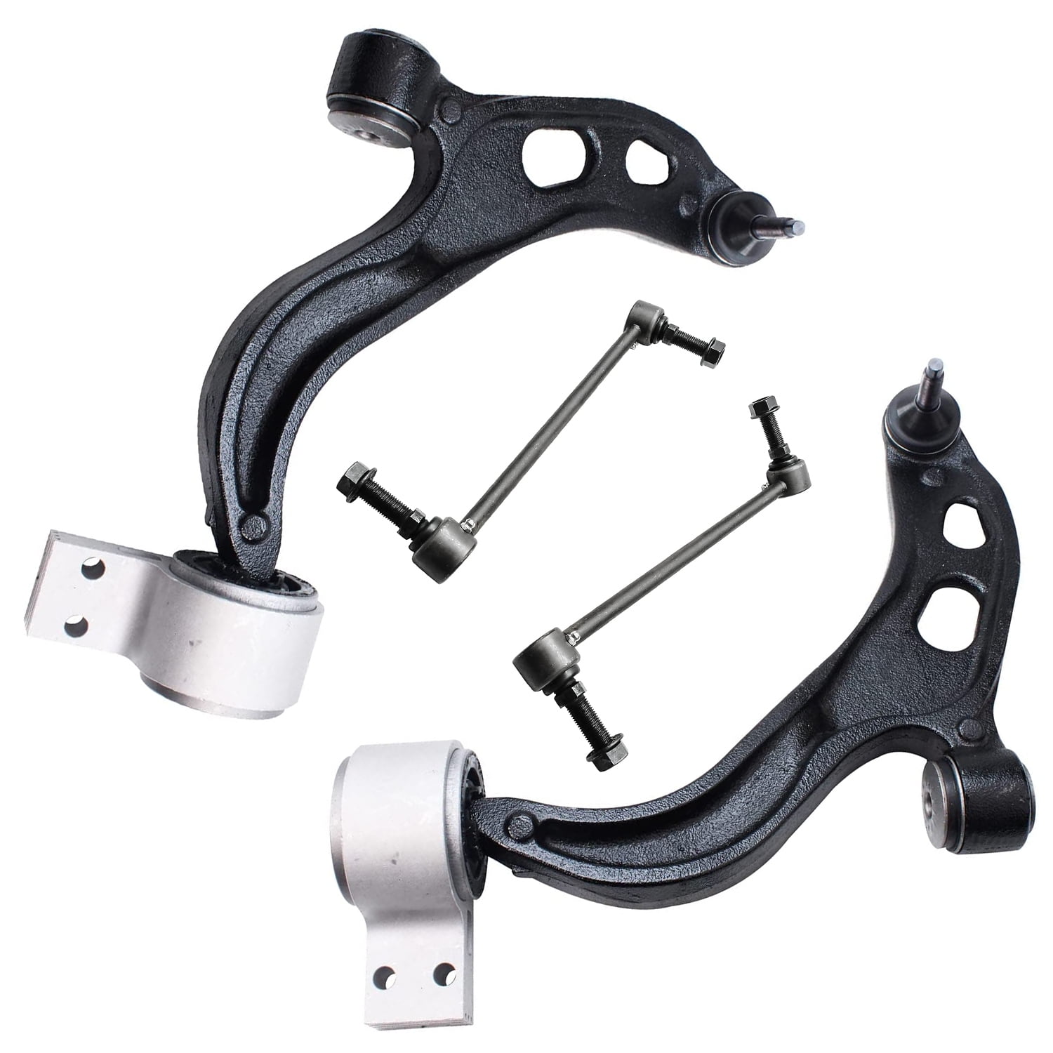 Detroit Axle - New 4-Piece Front Suspension Kit - (2) Front Lower ...