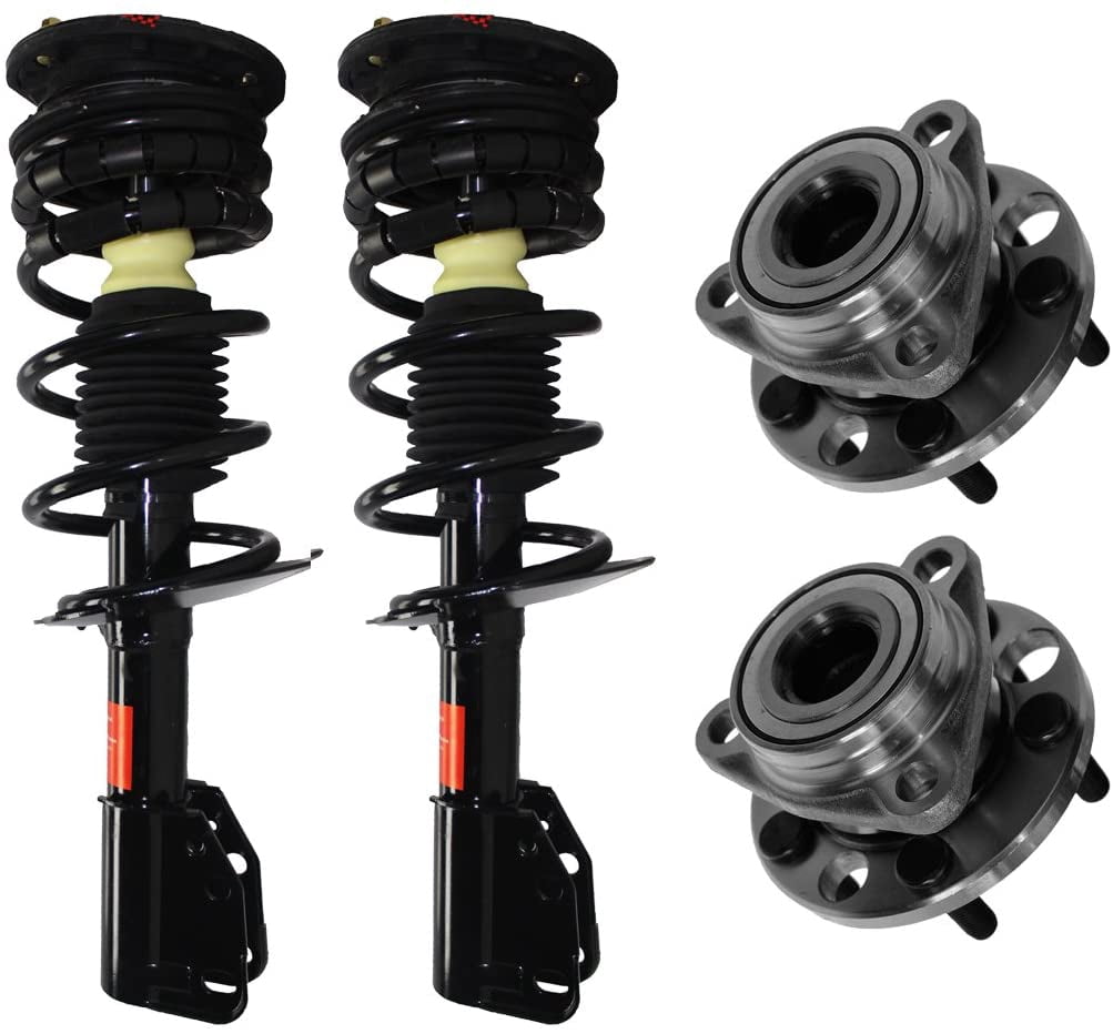 Detroit Axle - New 4-Piece Front Suspension Kit - Pair (2) Redy Struts ...