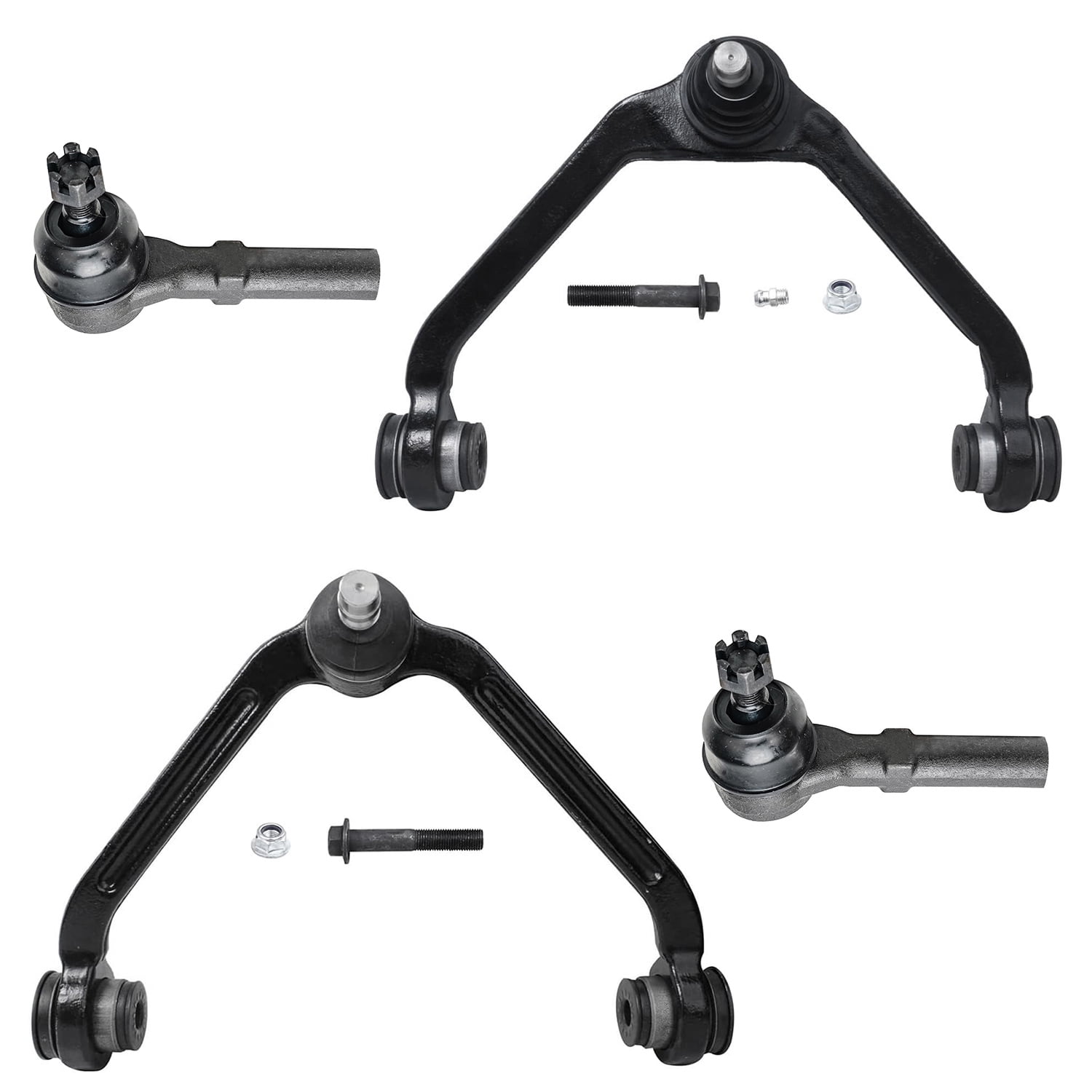 Detroit Axle - New 4pc Front Suspension Kit - (2) Front Upper Control ...
