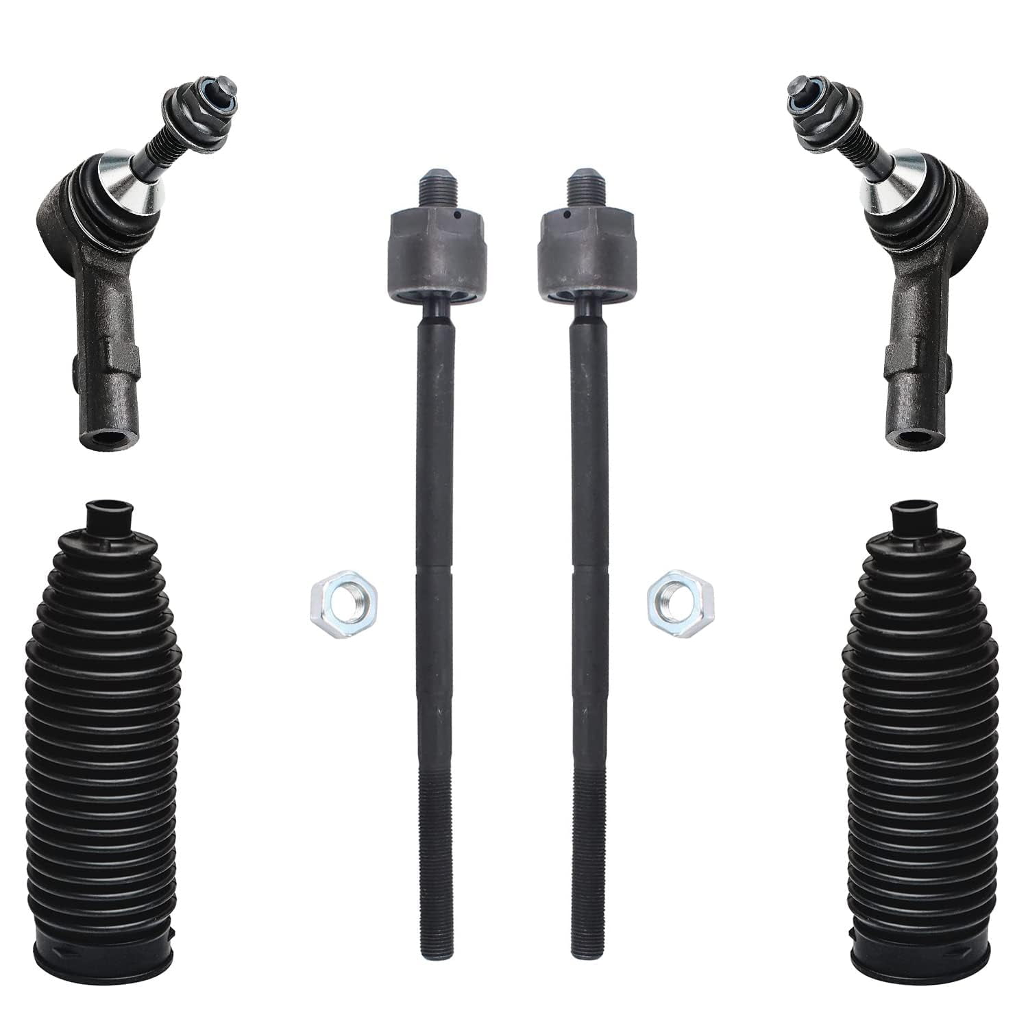 Detroit Axle - New 6-Piece Front Suspension Kit - All (4) Front Inner ...