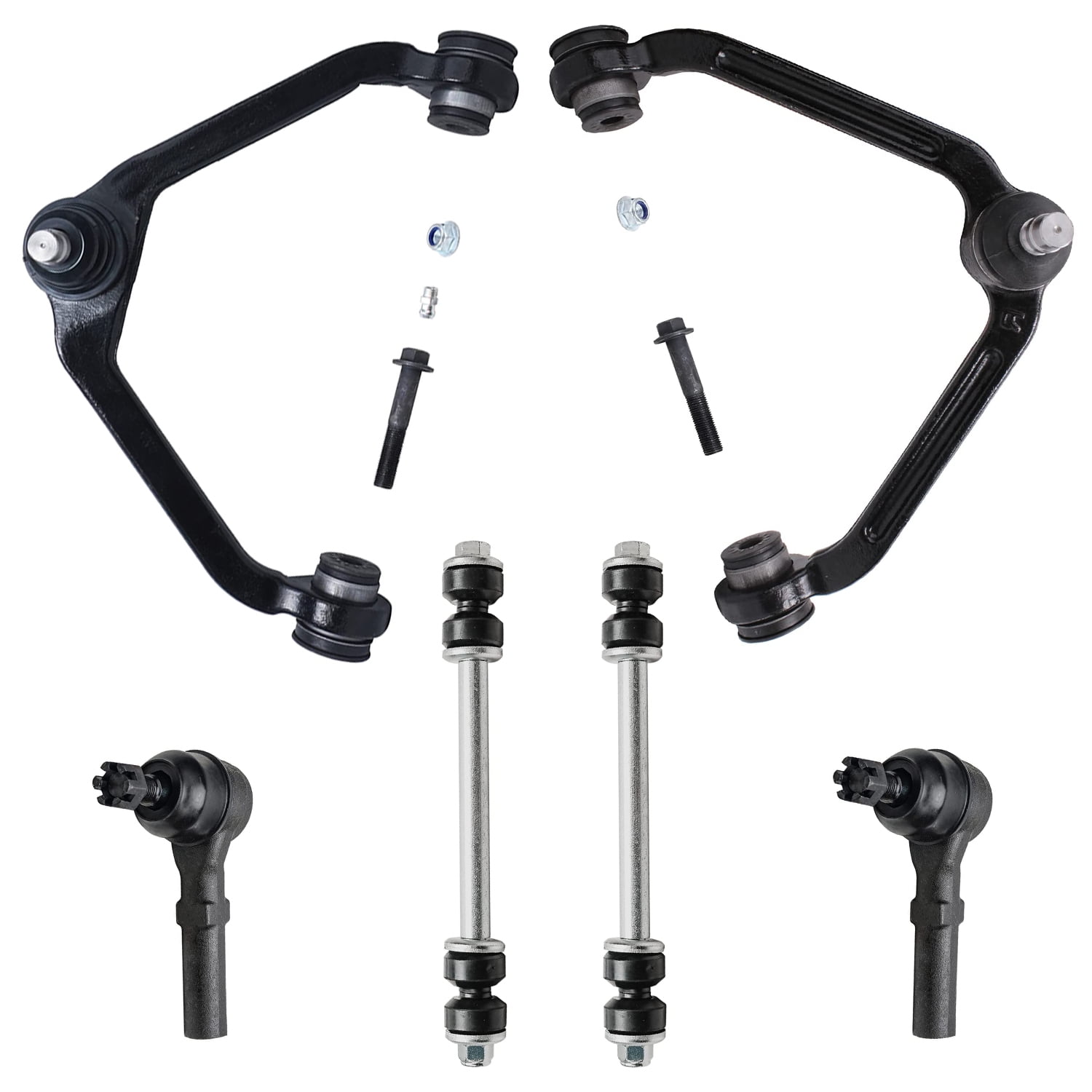 Detroit Axle - New 6pc Front Suspension Kit - Front Upper Control Arm ...