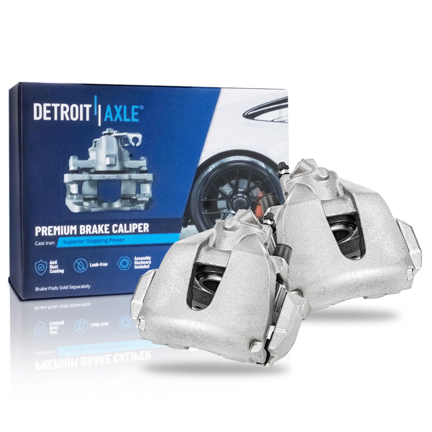 Detroit Axle - Pair Front Brake Calipers for Ford Focus C-Max Escape ...