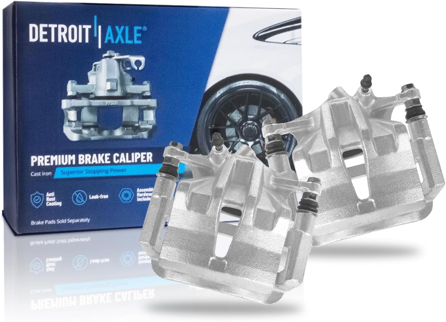 Detroit Axle - Pair Front Brake Calipers for Toyota Camry Celica Lexus ...