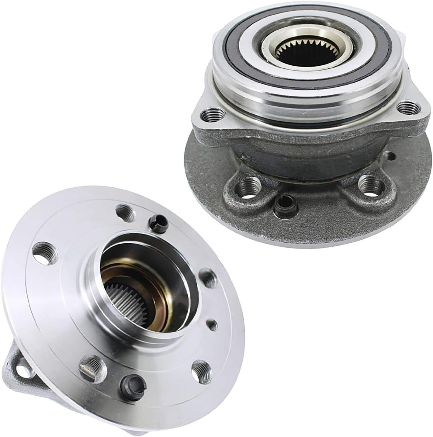 Detroit Axle - Pair Front Wheel Bearing Hubs for Mercedes-Benz GL350 ...
