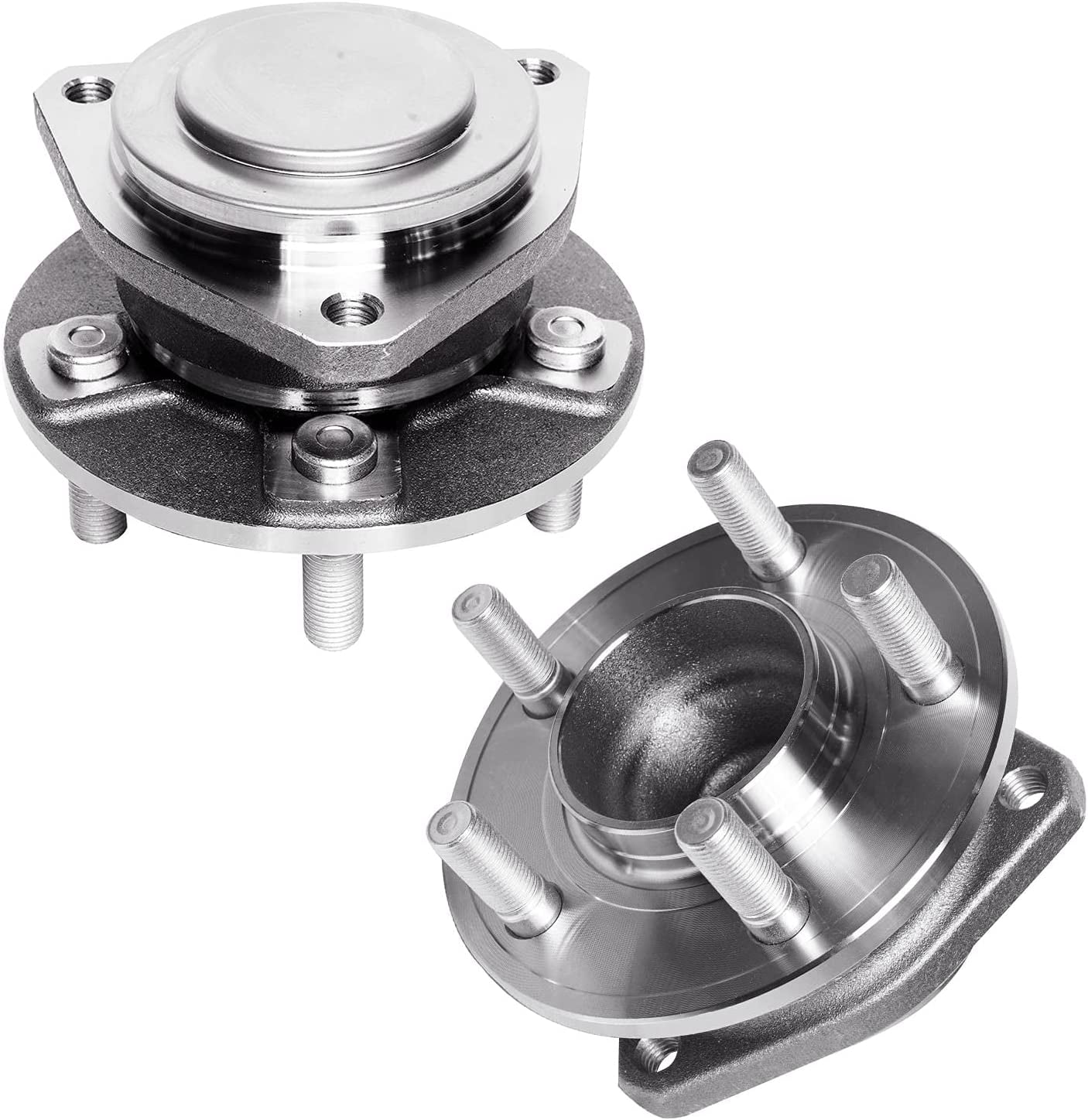 Detroit Axle - Pair Front Wheel Hub Bearings Assembly Replacement for ...