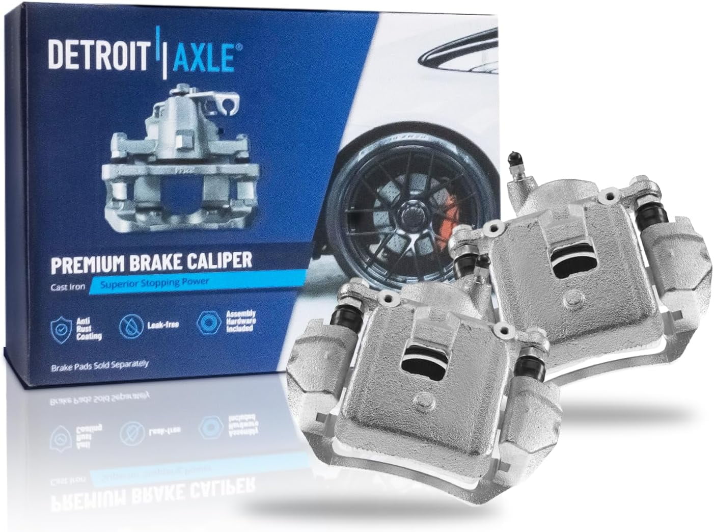 Detroit Axle - Pair Rear Brake Calipers for 1998-2007 Lexus LX470 ...
