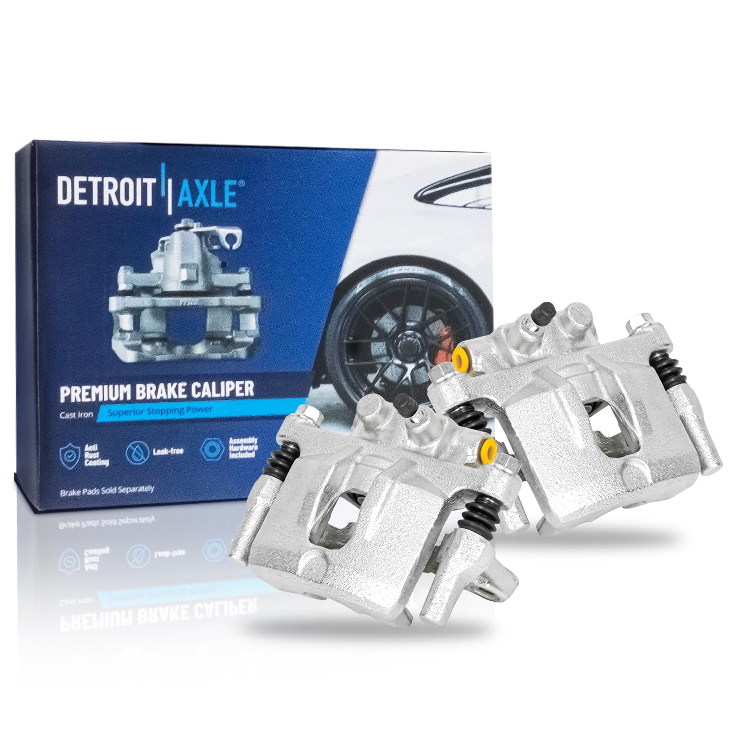 Detroit Axle - Pair Rear Brake Calipers for Chrysler 200 Cirrus Sebring ...